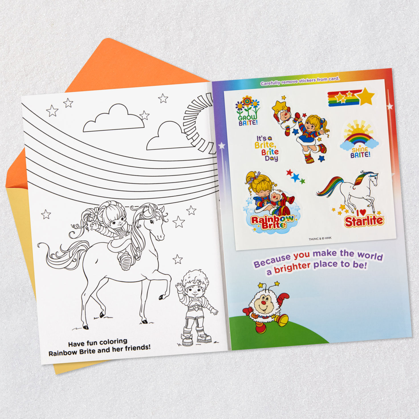 rainbow brite and friends coloring pages