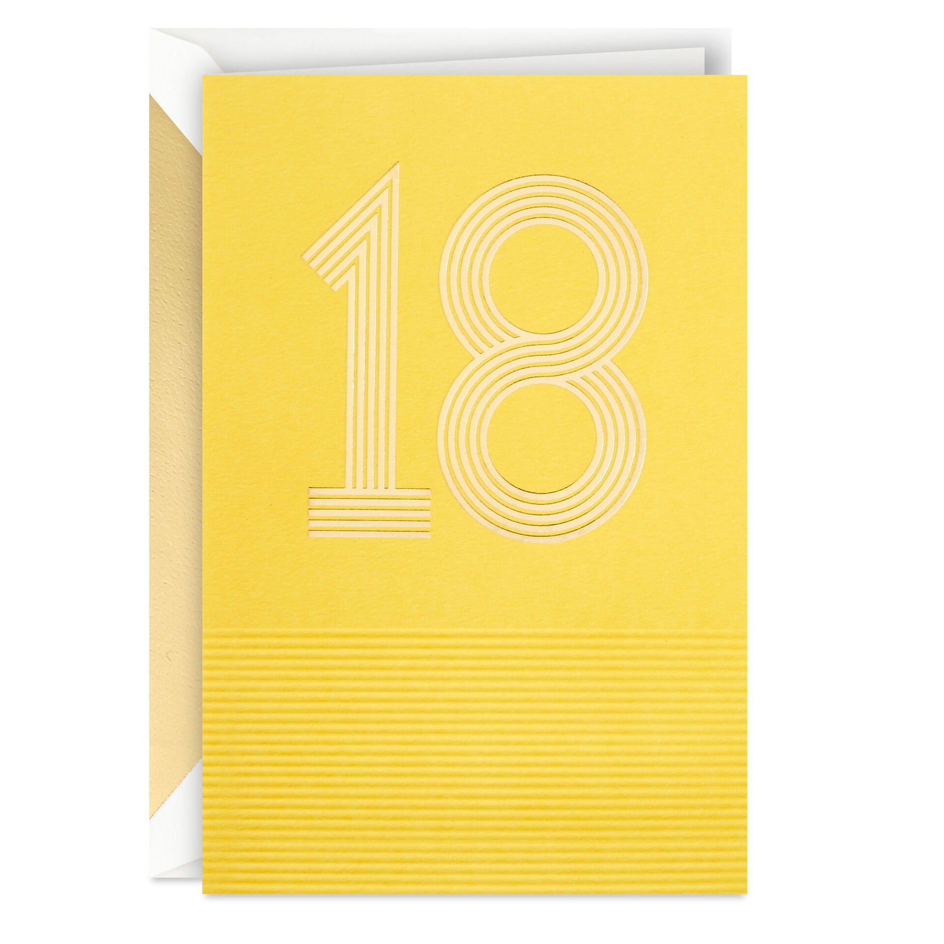 Wishing You Happiness 18th Birthday Card - Greeting Cards - Hallmark