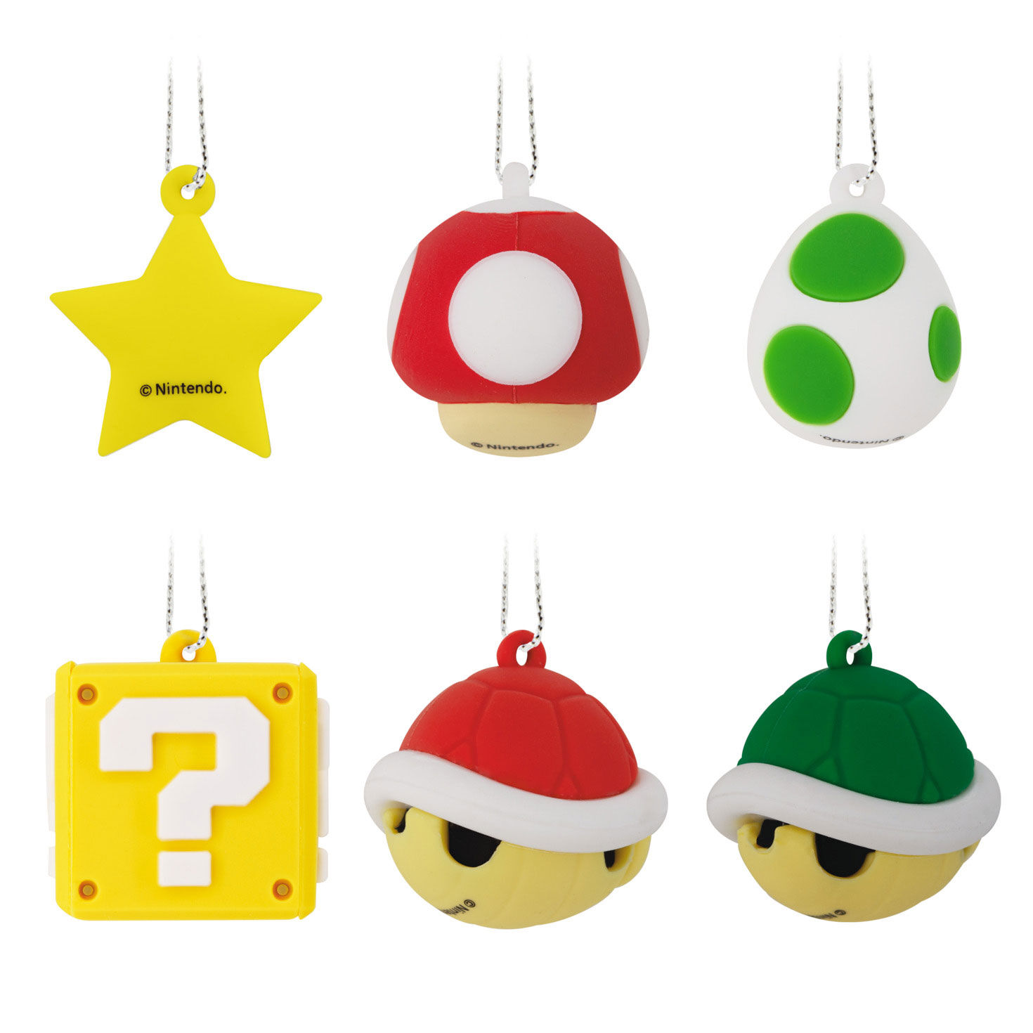 Mini Nintendo Super Mario™ Shatterproof Hallmark Ornaments, Set of 6 ...