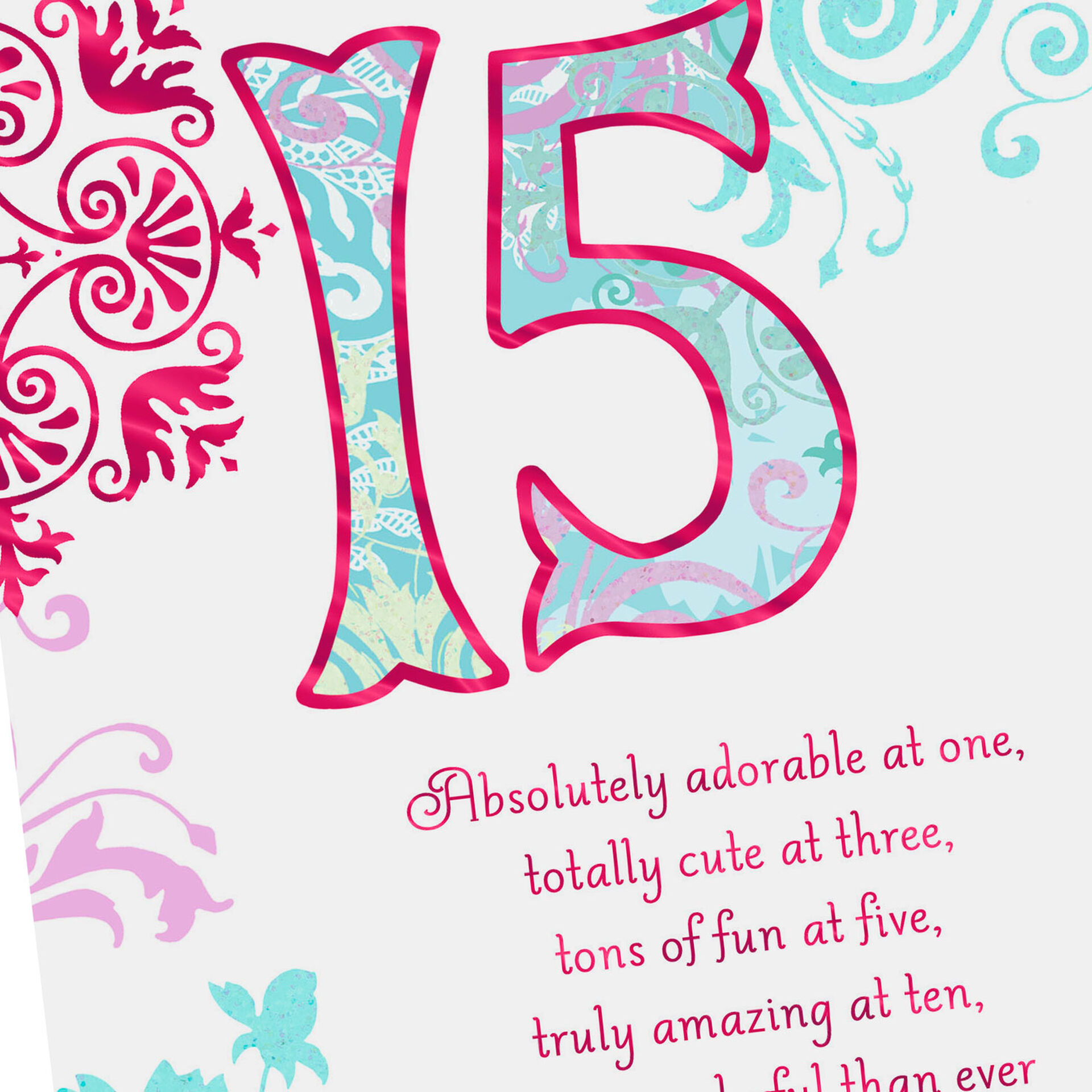 More Wonderful Than Ever 15th Birthday Card Greeting Cards Hallmark more-wonderful-than-ever-15th-birthday-card-greeting-cards-hallmark