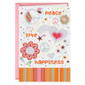 Peace, Love and Happiness Birthday Card - Greeting Cards - Hallmark