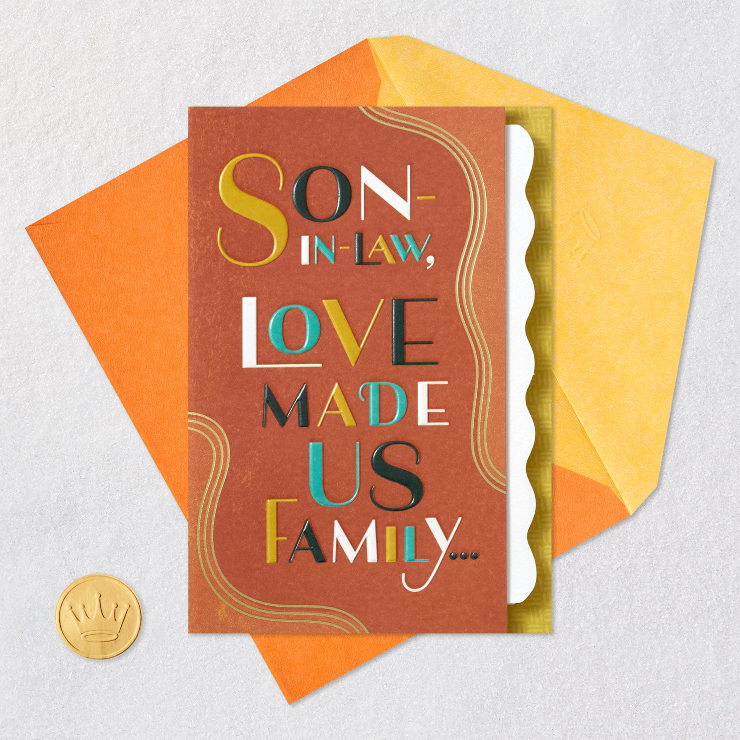 Being Family With You Is Wonderful Birthday Card for Son-in-Law ...