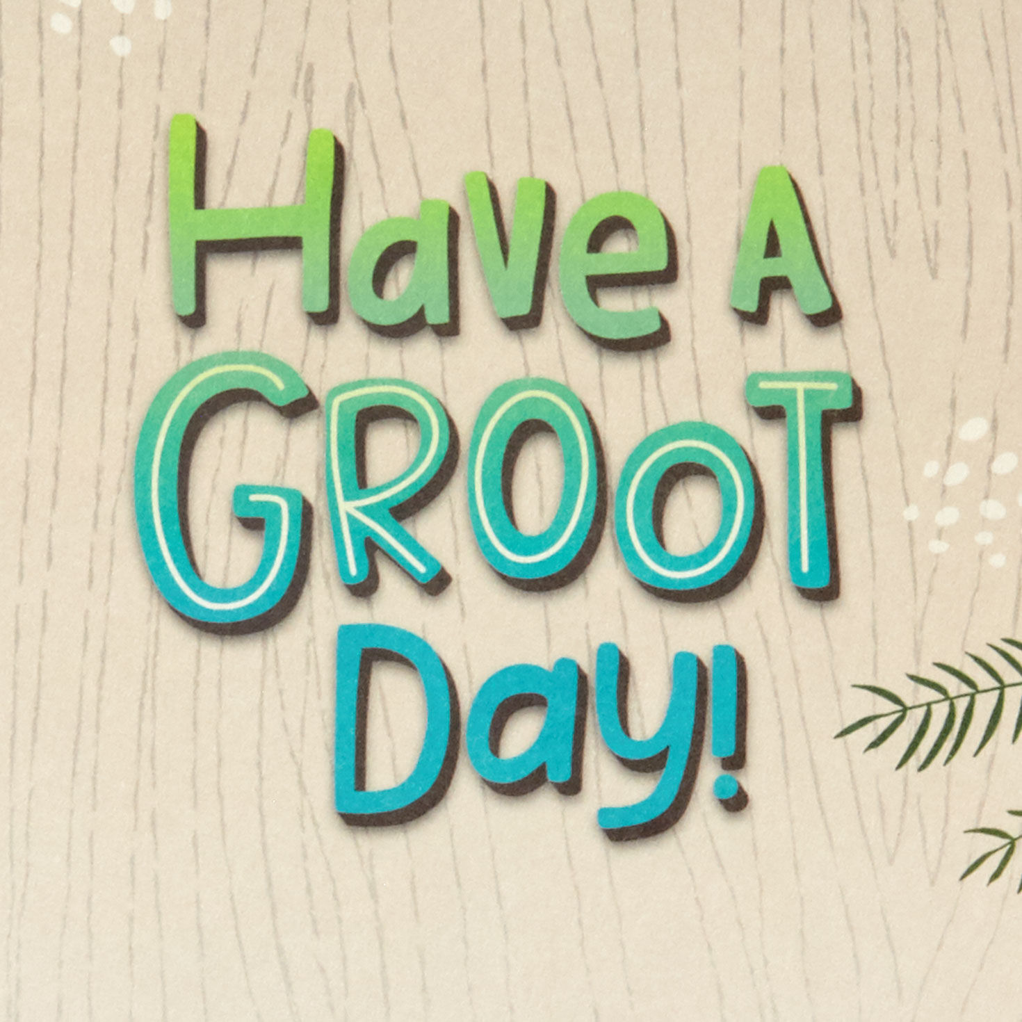 Marvel Guardians of the Galaxy Groot Birthday Card for Kid With ...