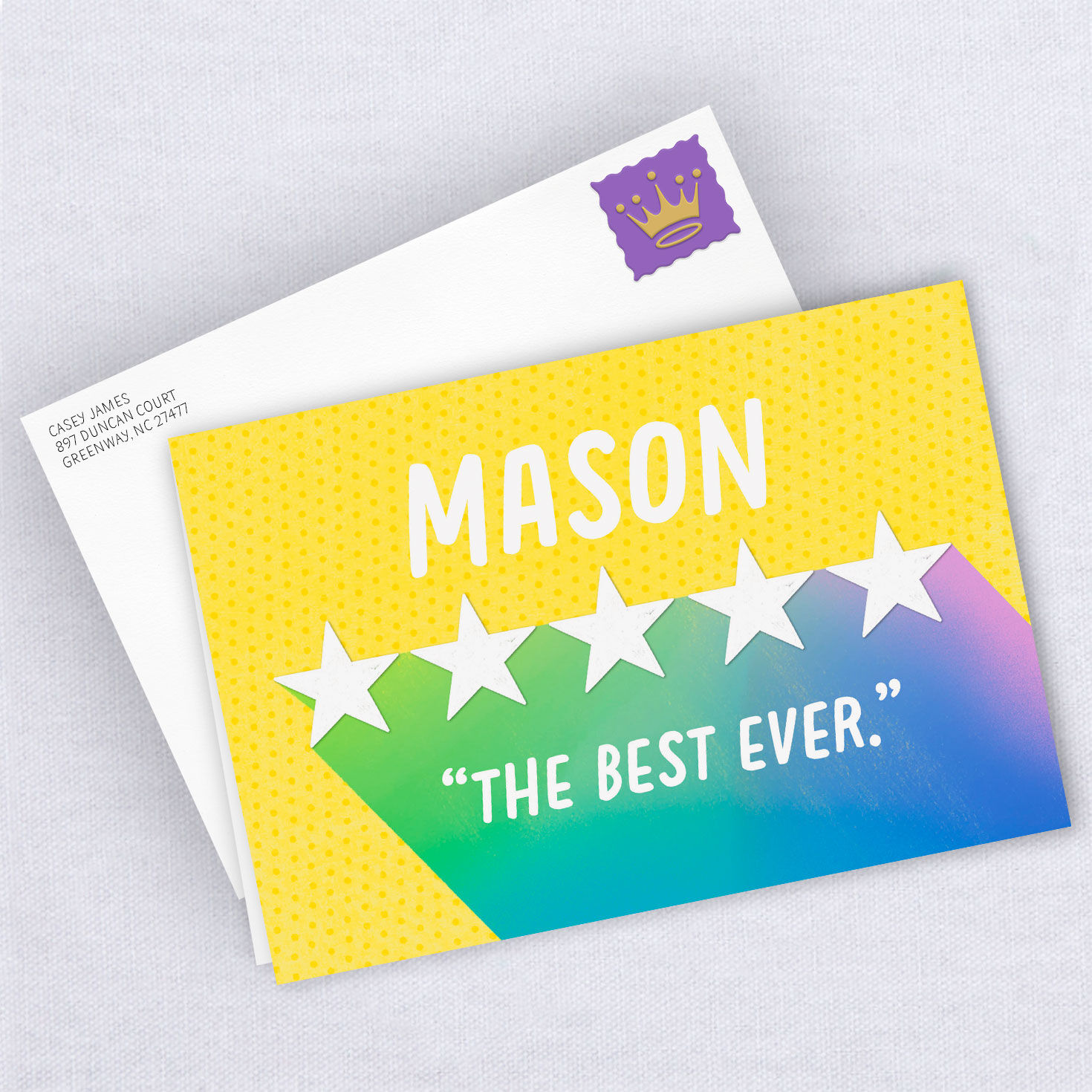 Personalized Five Stars Card - Greeting Cards | Hallmark