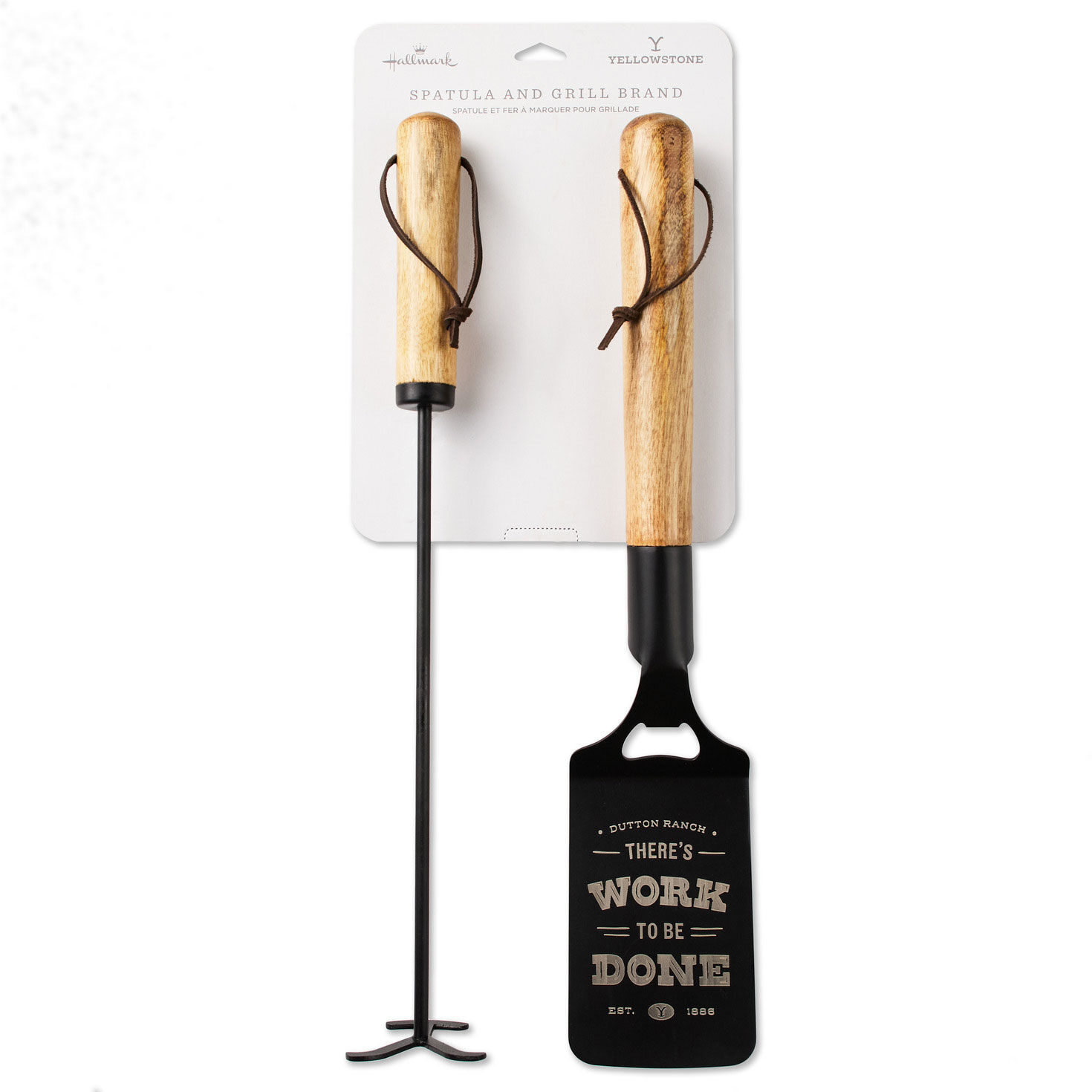 Yellowstone Work to Be Done Spatula and Branding Iron Grill Set ...