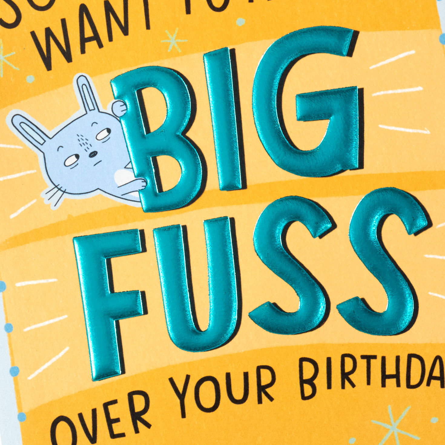 A Big Birthday Fuss Pop-Up Birthday Card for Like a Son - Greeting ...
