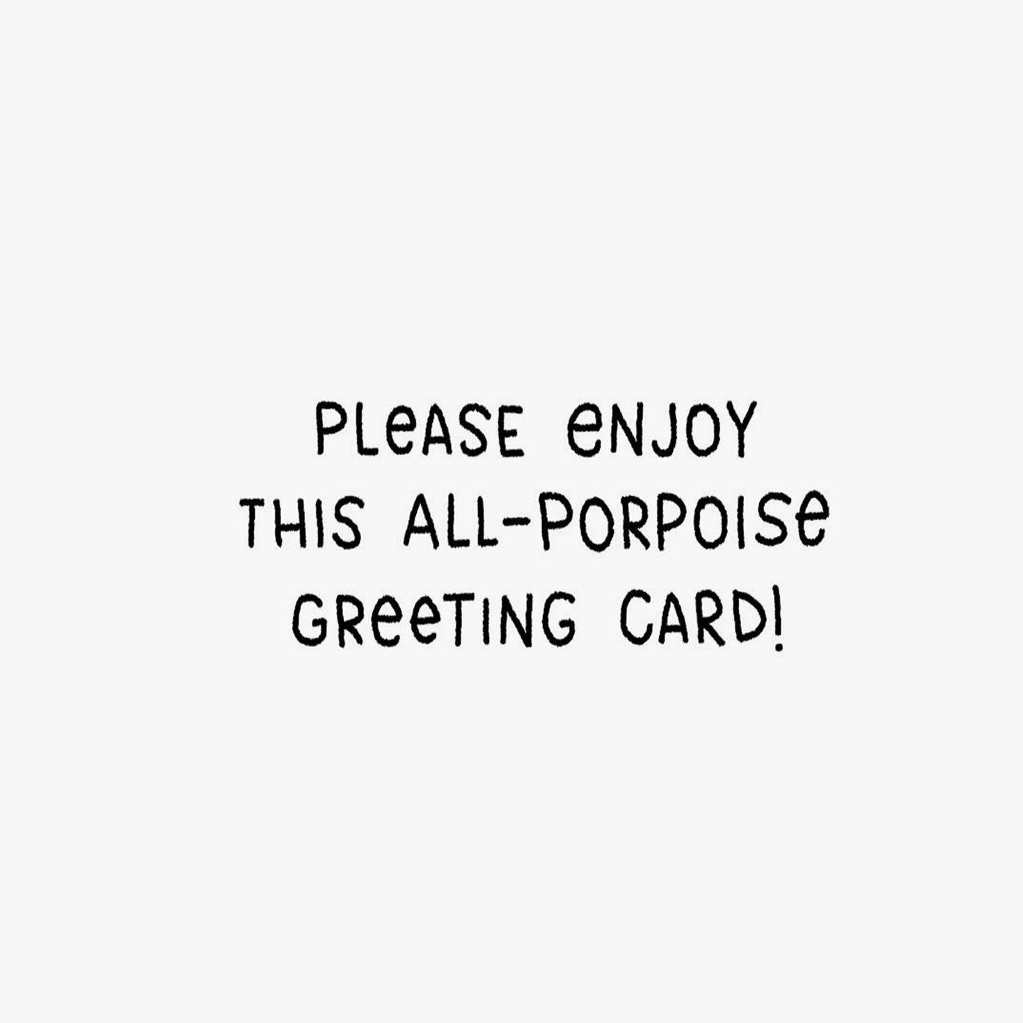All-Porpoise Funny Thinking of You Card - Greeting Cards | Hallmark