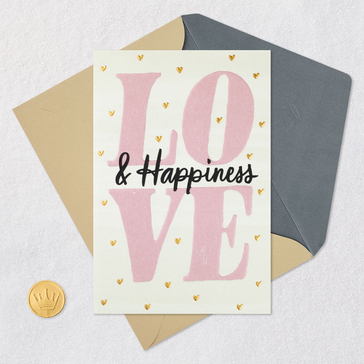 Love and Happiness Wedding Card for Couple - Greeting Cards | Hallmark