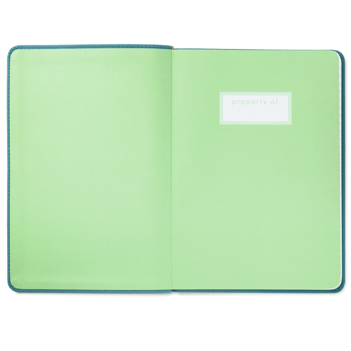 Turquoise Faux Leather Notebook With Pen - Notebooks & Journals | Hallmark
