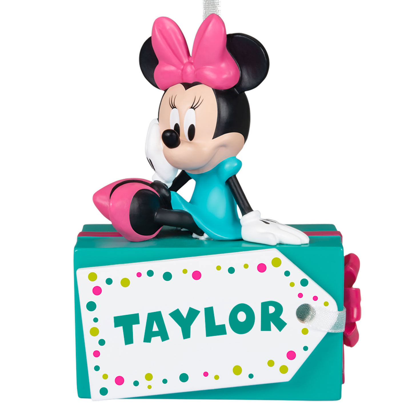Disney Minnie Mouse Christmas Present Personalized Ornament, Custom ...