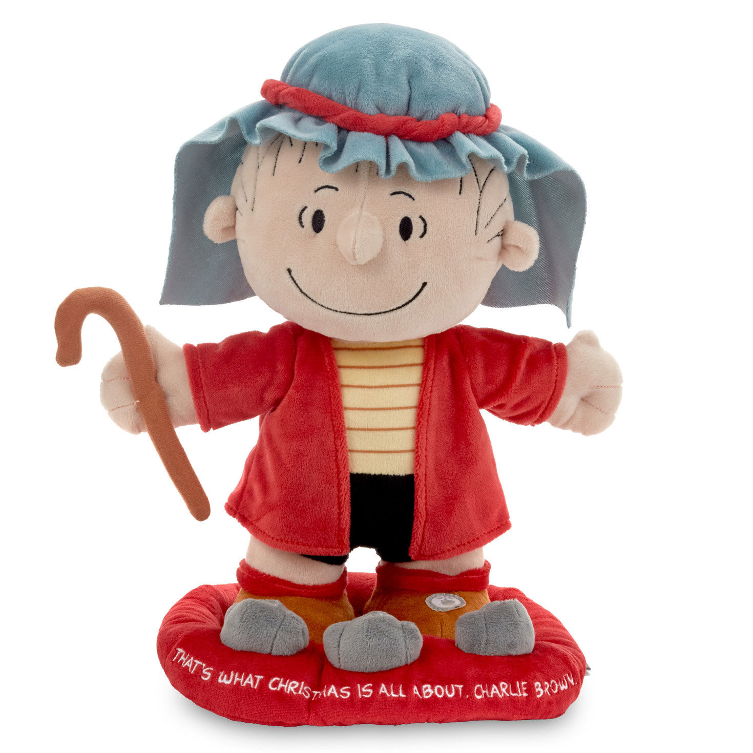 Peanuts® Linus in Shepherd Costume Plush With Sound, Motion and Light ...