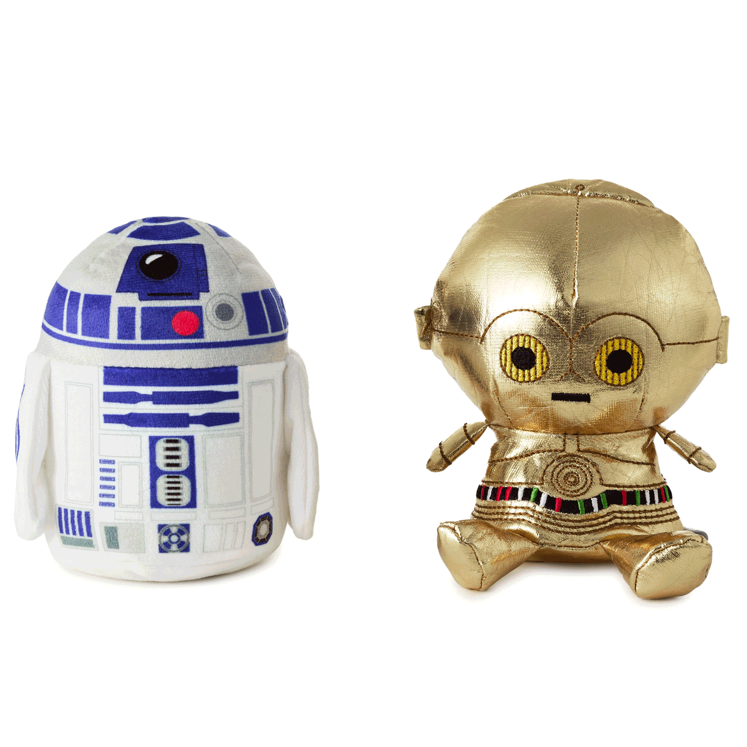 Better Together Star Wars™ R2-D2™ and C-3PO™ Magnetic Plush Pair With ...