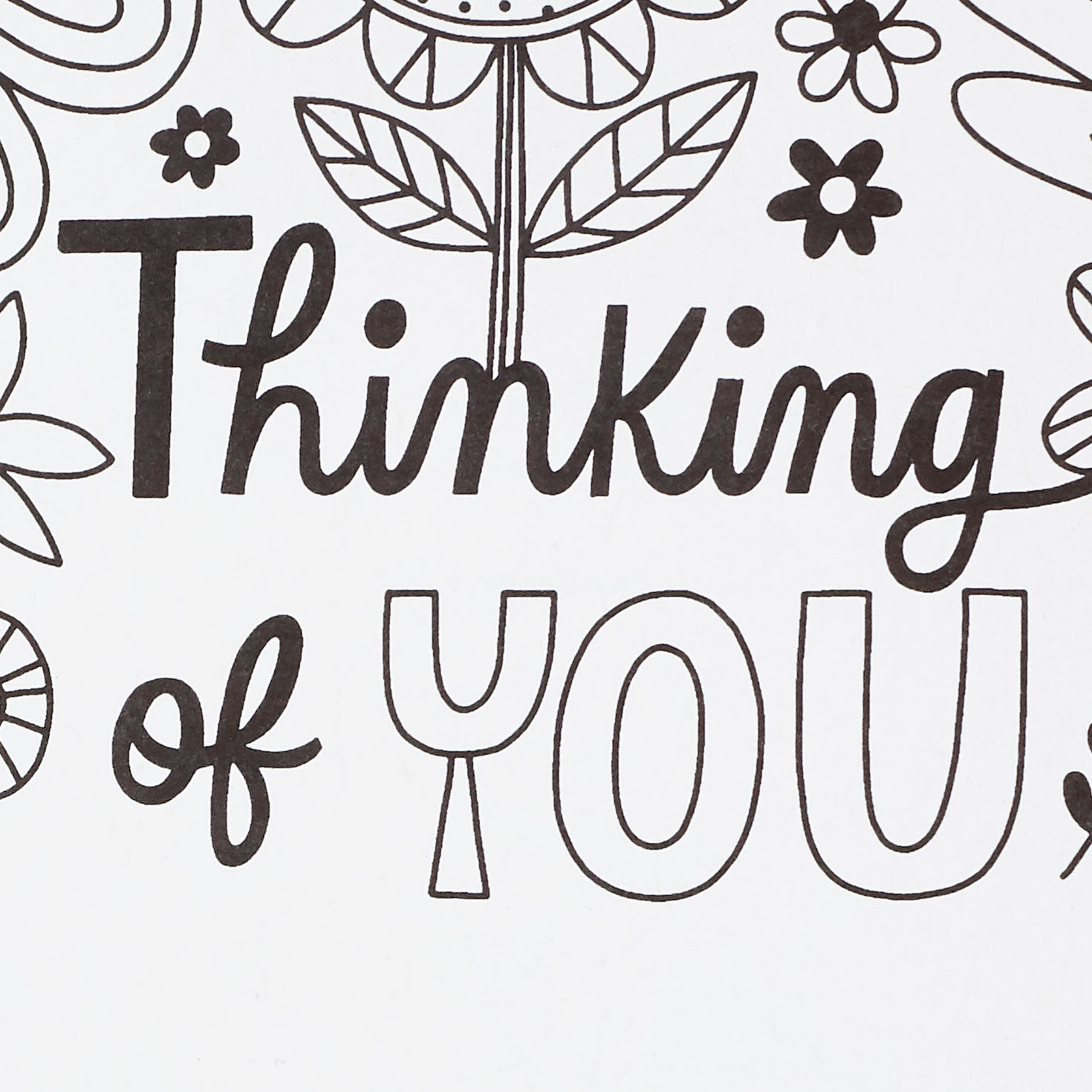 thinking of you coloring pages