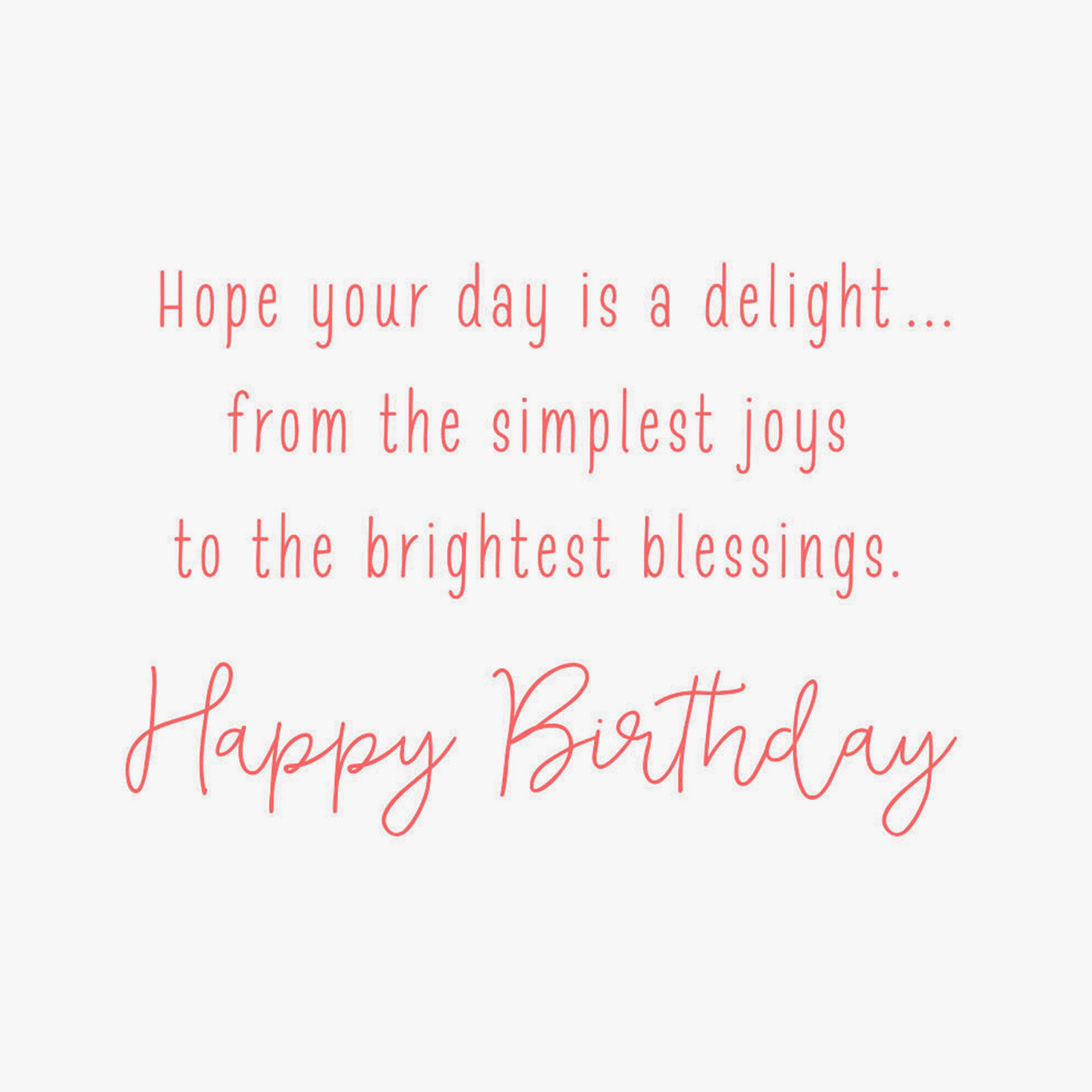Simple Joys and Bright Blessings Religious Birthday Card - Greeting Cards | Hallmark
