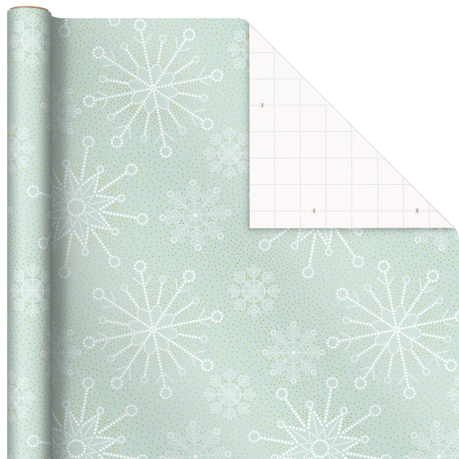 Pink and Mint Assorted 3-Pack Christmas Wrapping Paper, 120 sq. ft ...
