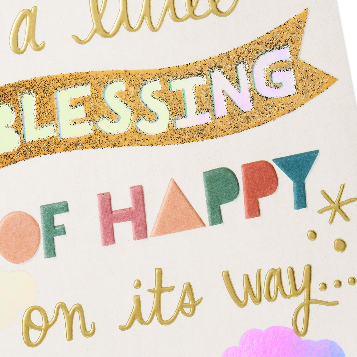 A Little Blessing of Happy Religious Thinking of You Card - Greeting ...