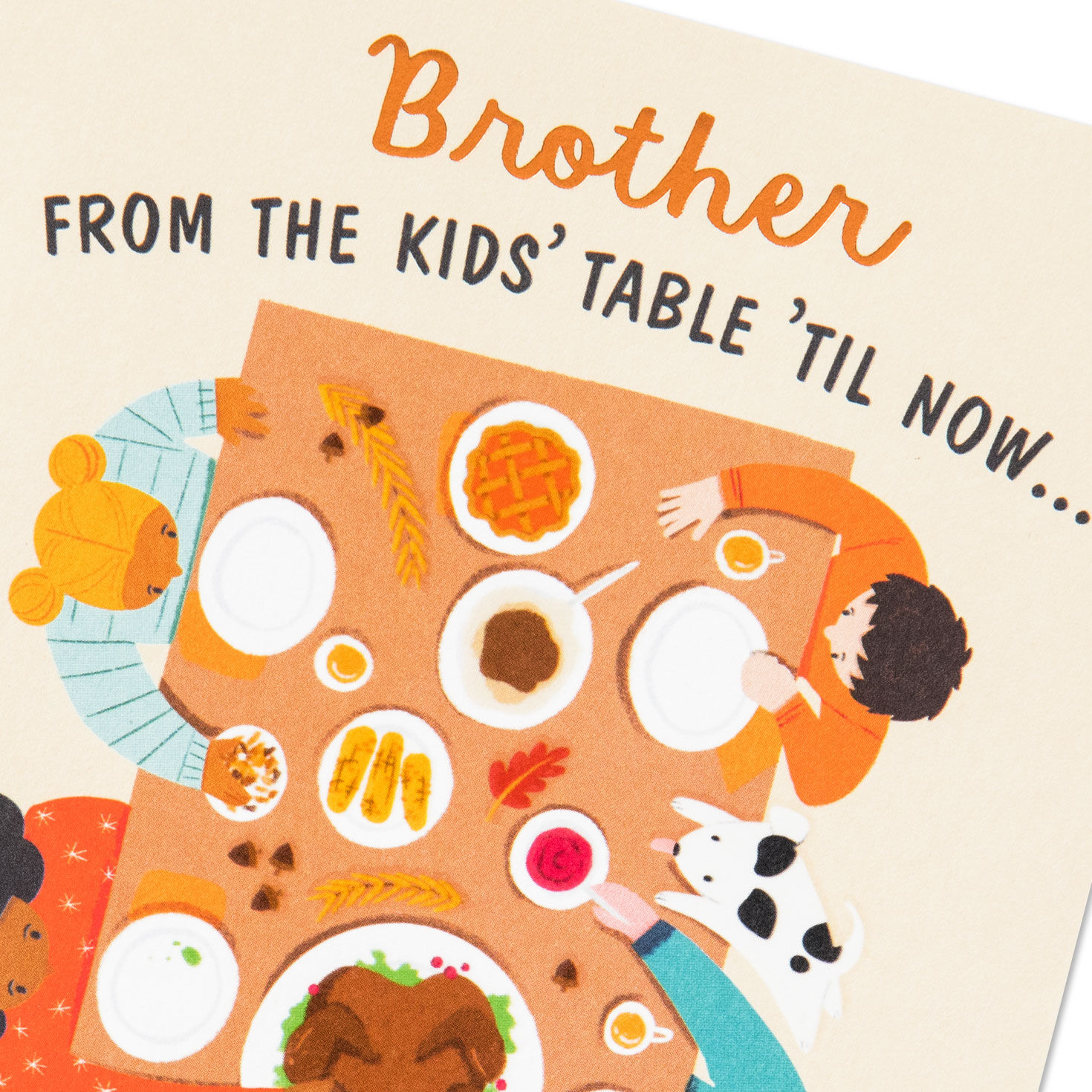 You Make Our Family Fun Thanksgiving Card for Brother - Greeting Cards ...