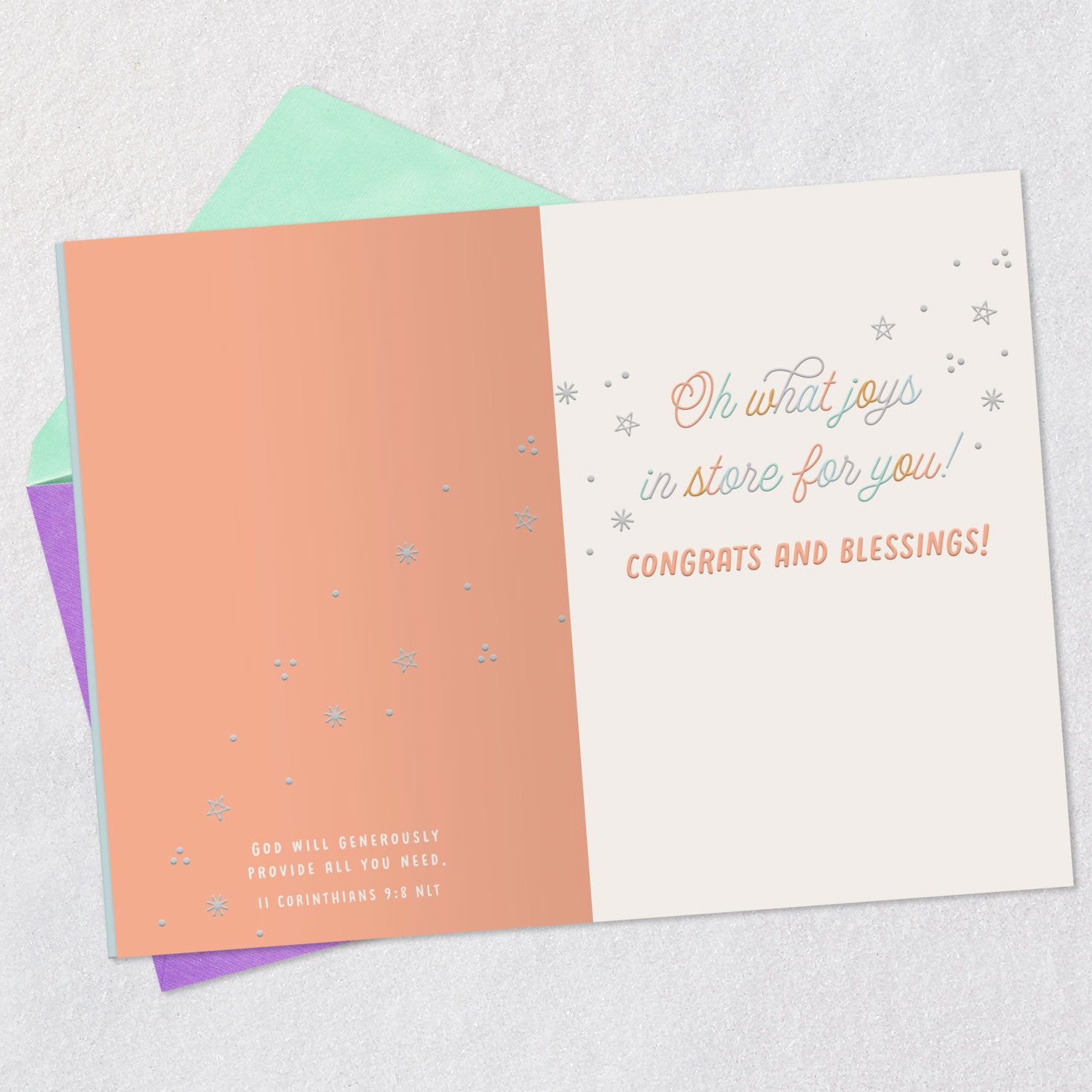 Snuggles and Hugs Religious Baby Shower Card - Greeting Cards | Hallmark