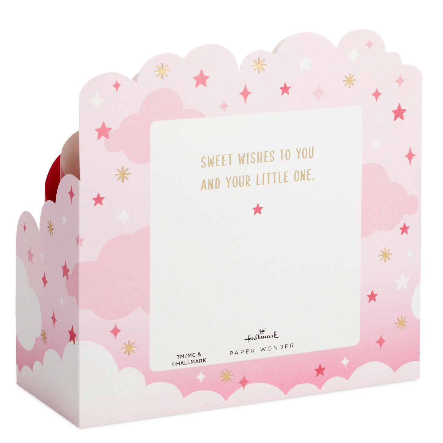 Pink Balloons 3D Pop-Up New Baby Girl Card - Greeting Cards | Hallmark