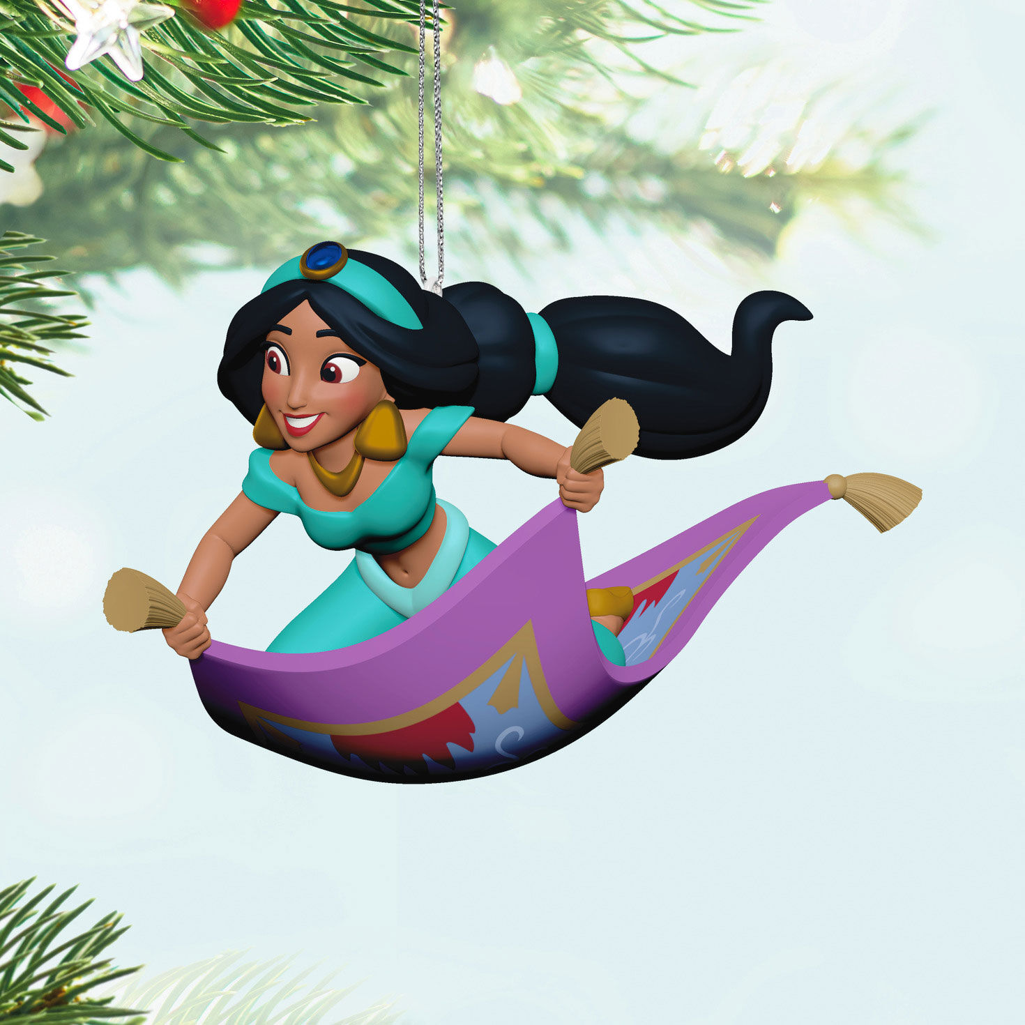 Disney Aladdin Jasmine's Magic Carpet Ride Ornament - Keepsake ...