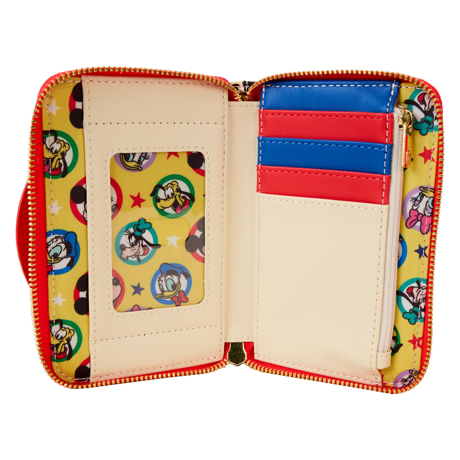 Loungefly Disney Mickey Mouse and Friends Zip-Around Wallet - Handbags ...