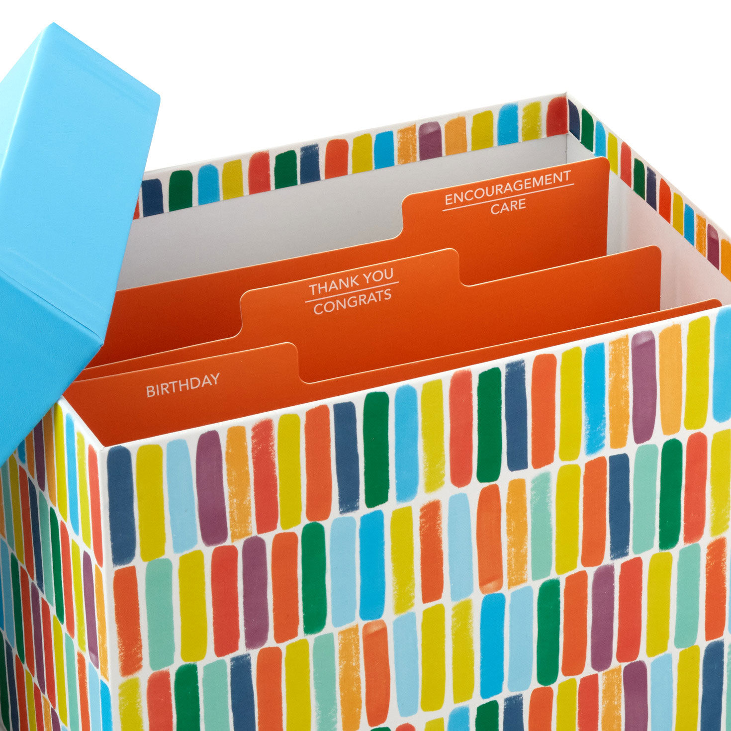 Assorted All-Occasion Kids Cards in Colorful Stripe Organizer Box, Box ...