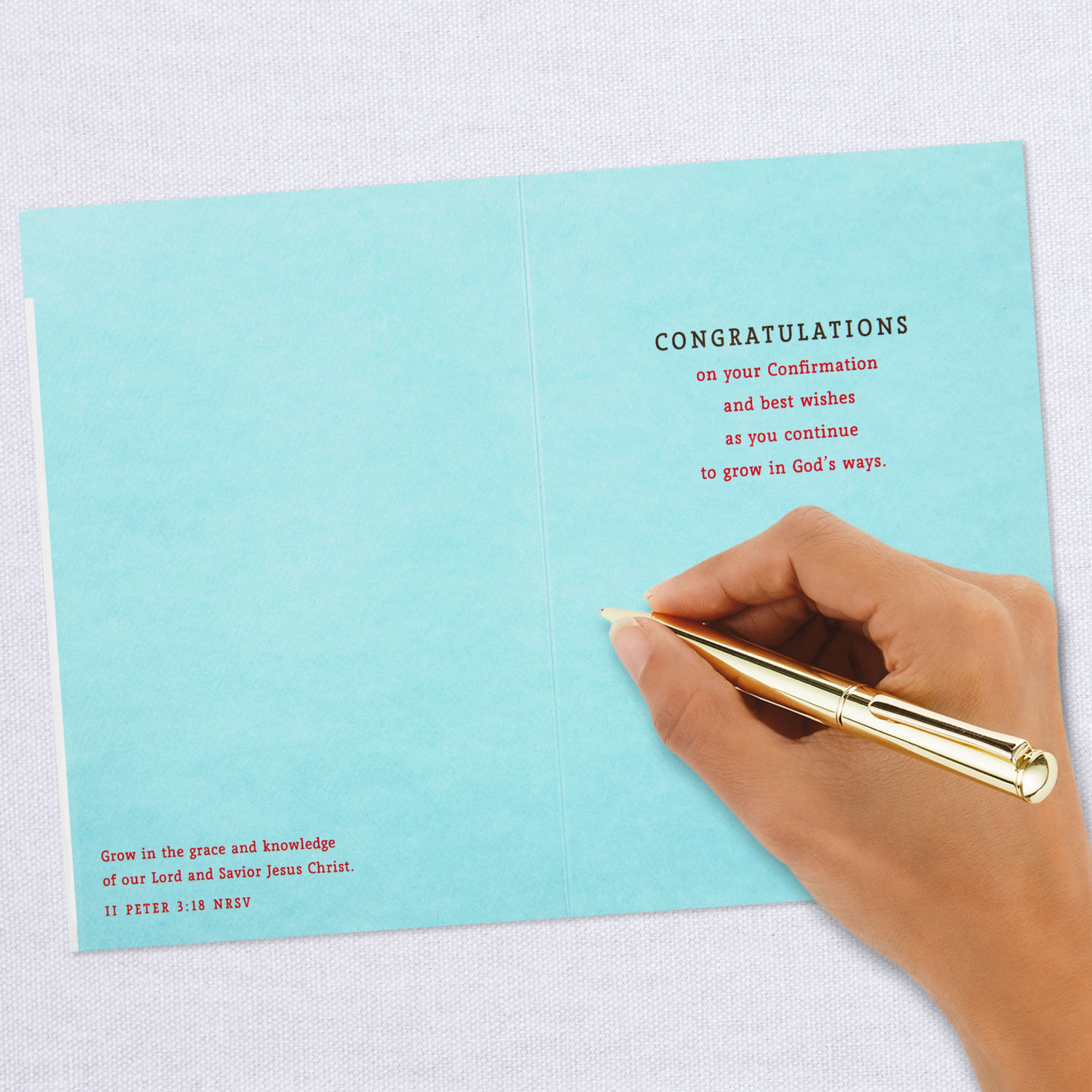 Your Place in the World Religious Confirmation Card - Greeting Cards ...
