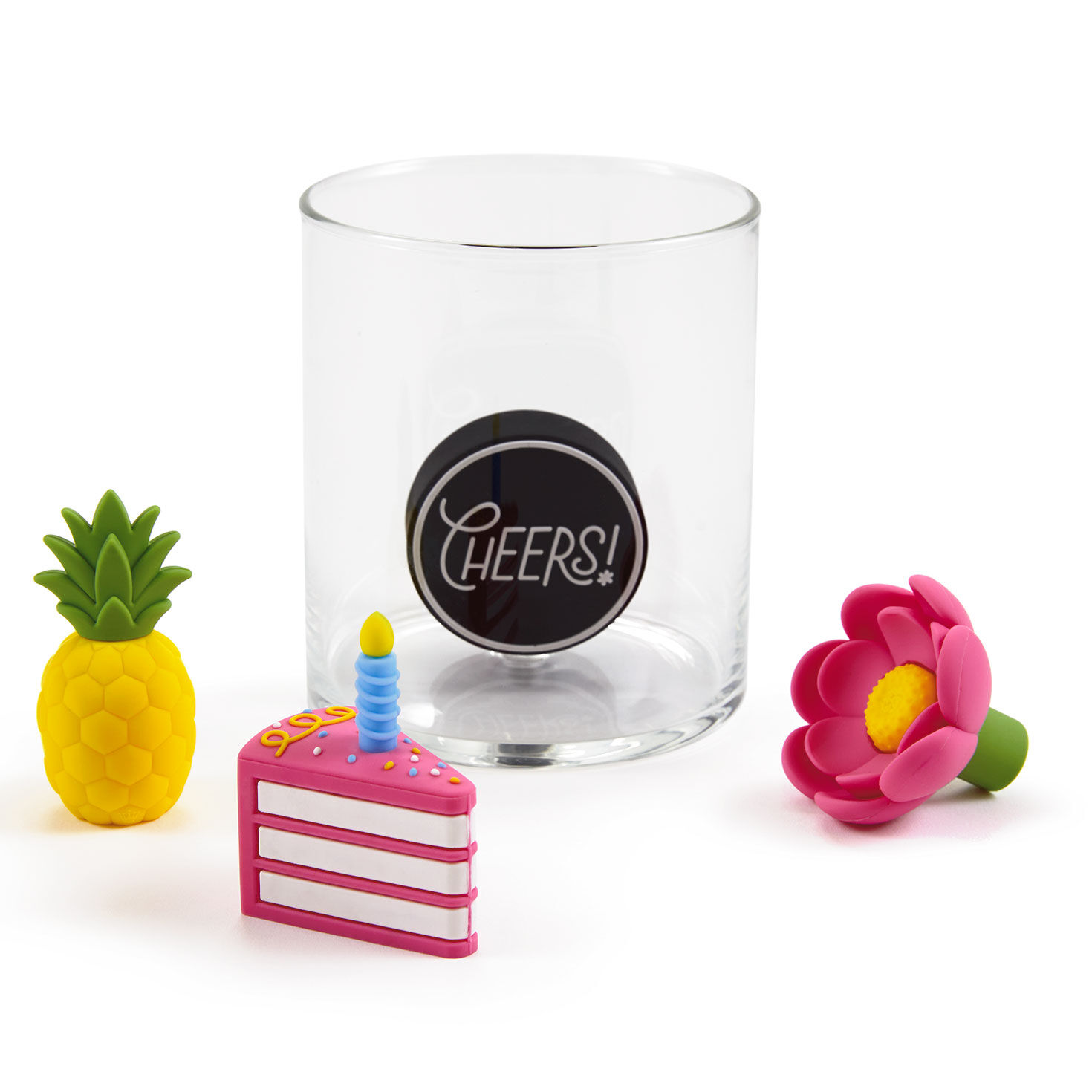 Charmers Cheers Silicone Charm - Wine Glasses | Hallmark