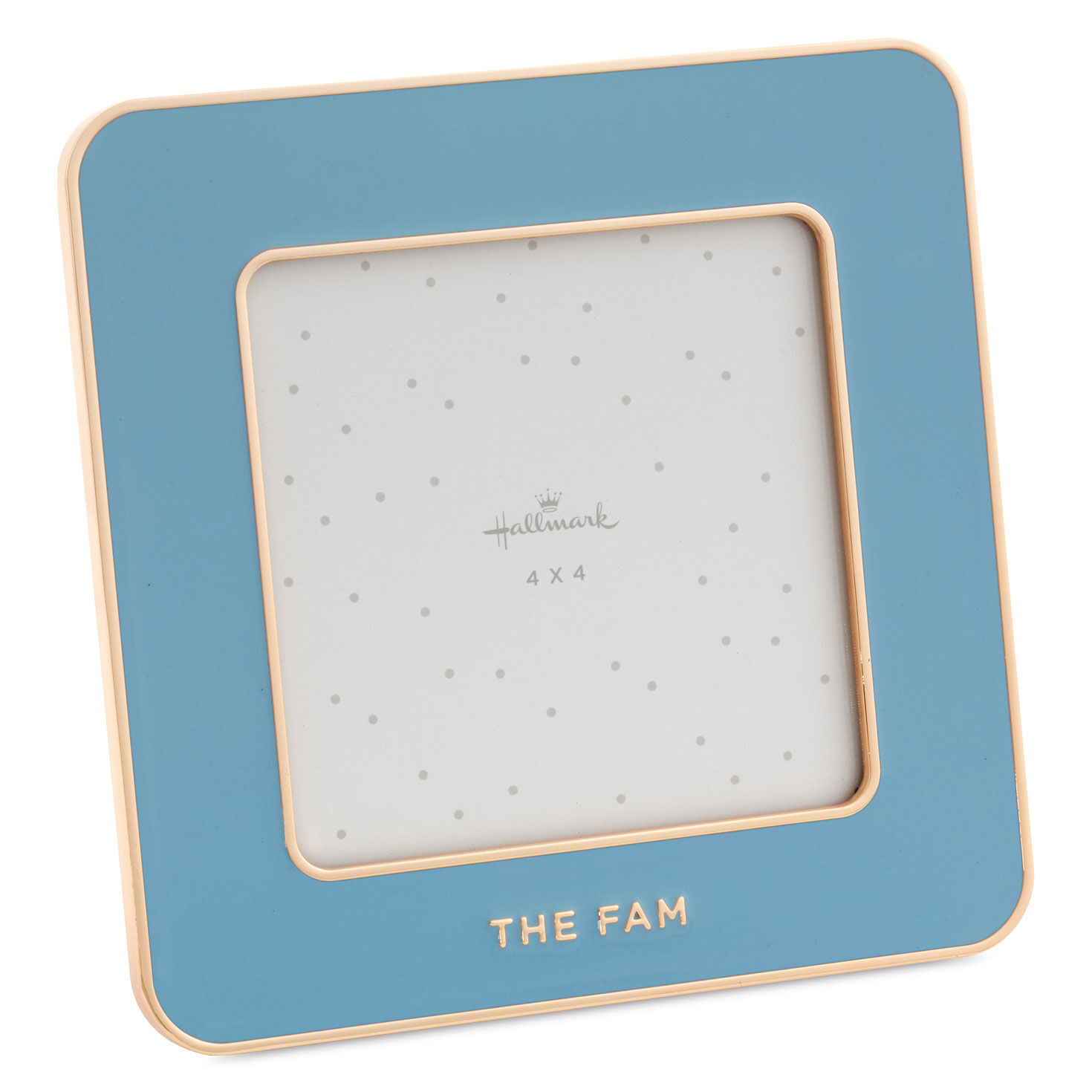 The Fam Blue Enamel Picture Frame, 4x4 - Picture Frames | Hallmark