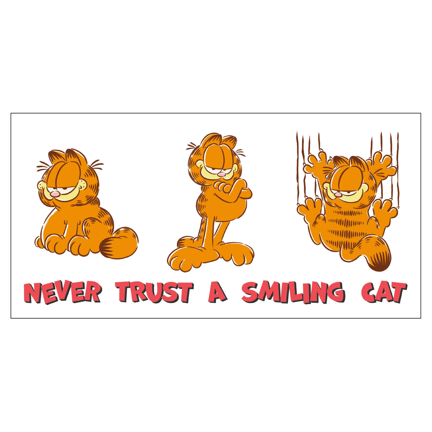Nickelodeon Garfield Smiling Cat Collectible Drinking Glass, 13.5 oz ...