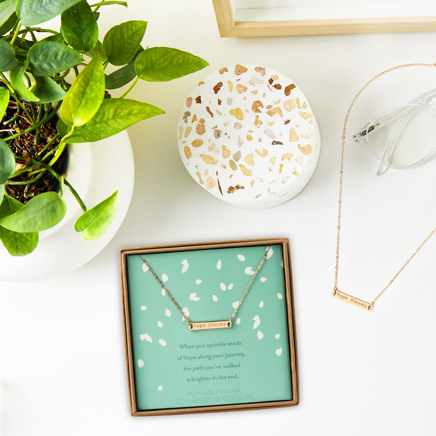 Hope Blooms Gold Metal Necklace - Necklaces | Hallmark