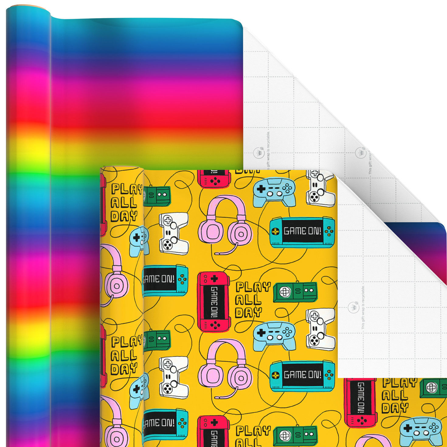 Yay Day 6-Pack Wrapping Paper Assortment, 180 sq. ft. - Wrapping Paper ...