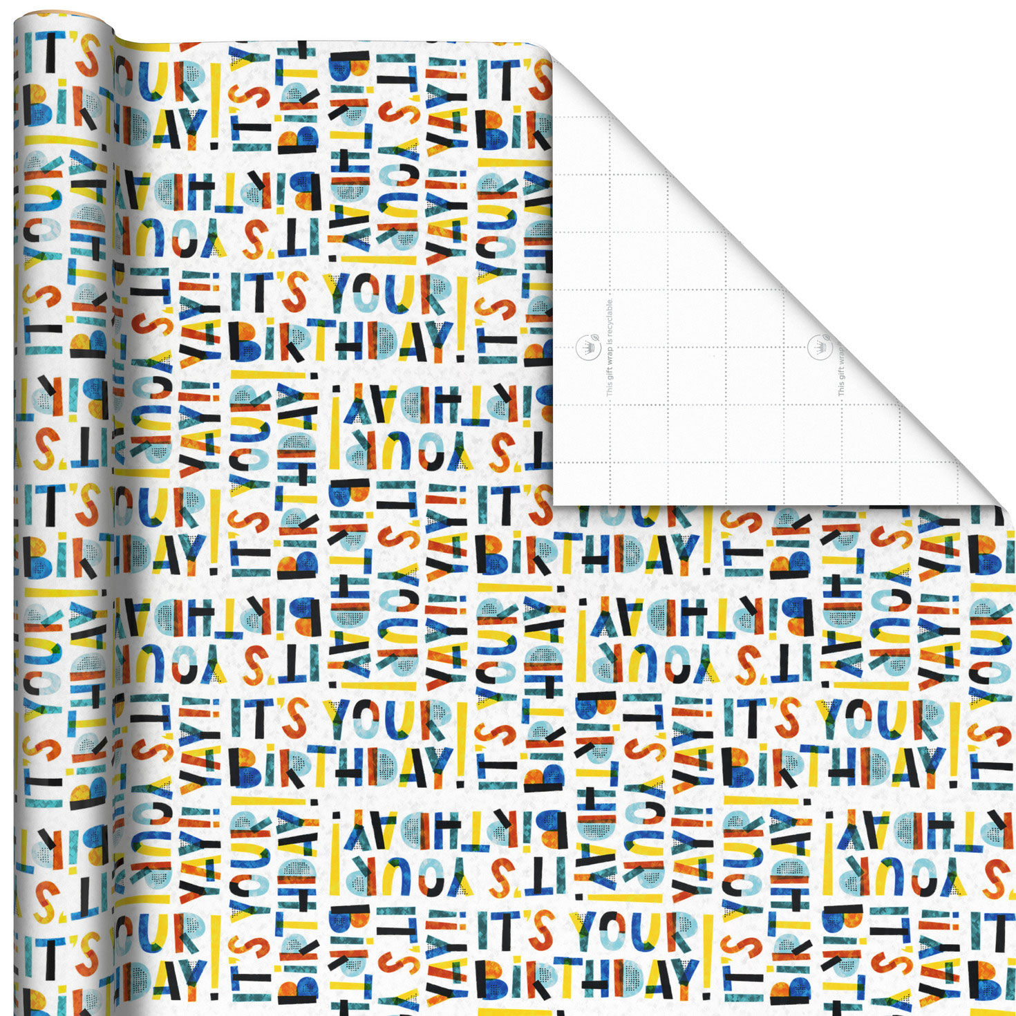 It's Your Birthday! Jumbo Wrapping Paper, 90 sq. ft. - Wrapping Paper ...