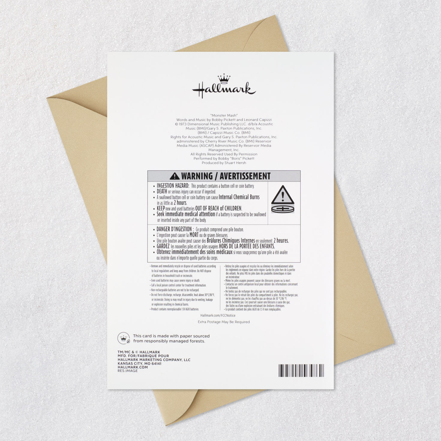 Monster Mash Musical Halloween Card for Kids - Greeting Cards | Hallmark