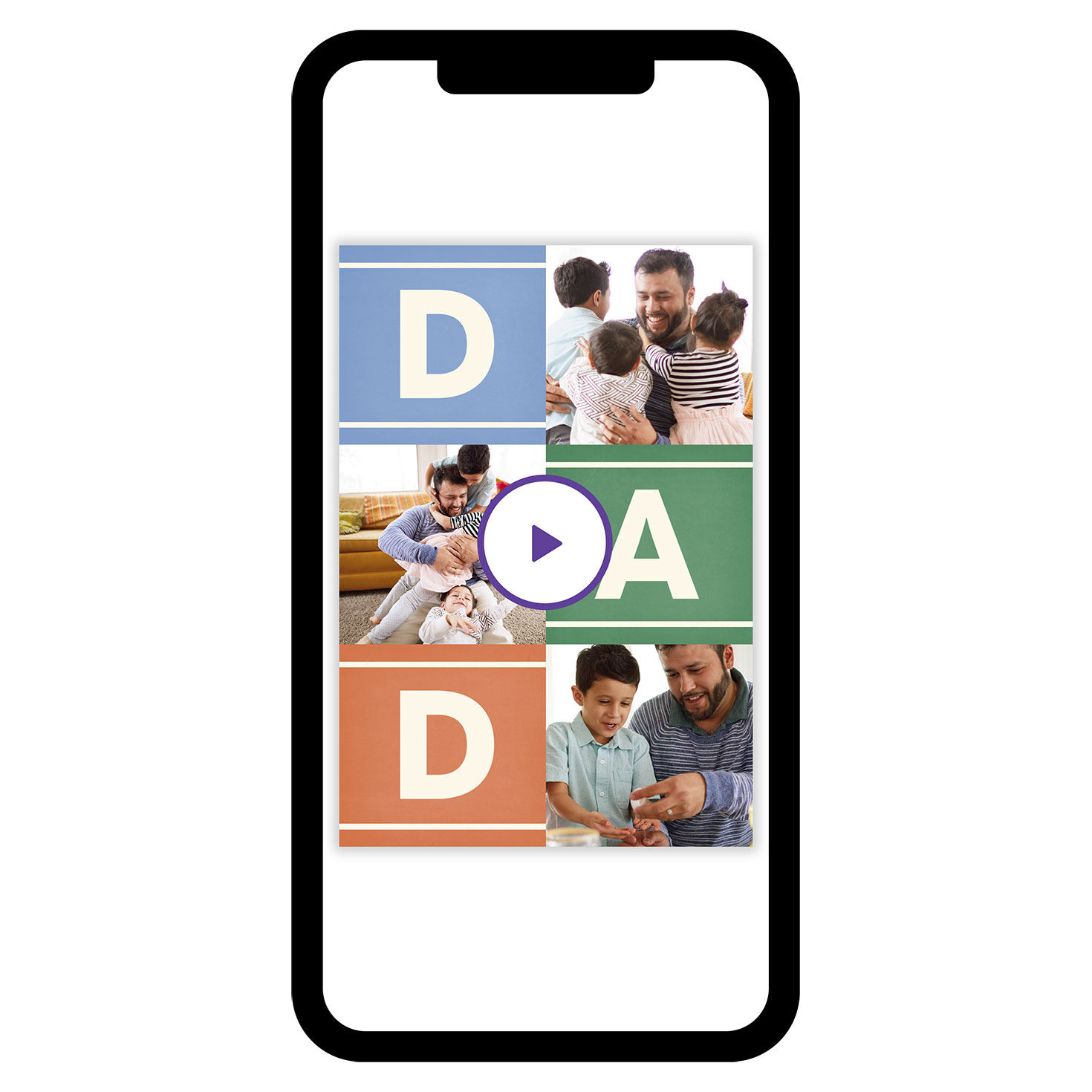 Photo Collage Color Blocks eCard - eCards | Hallmark