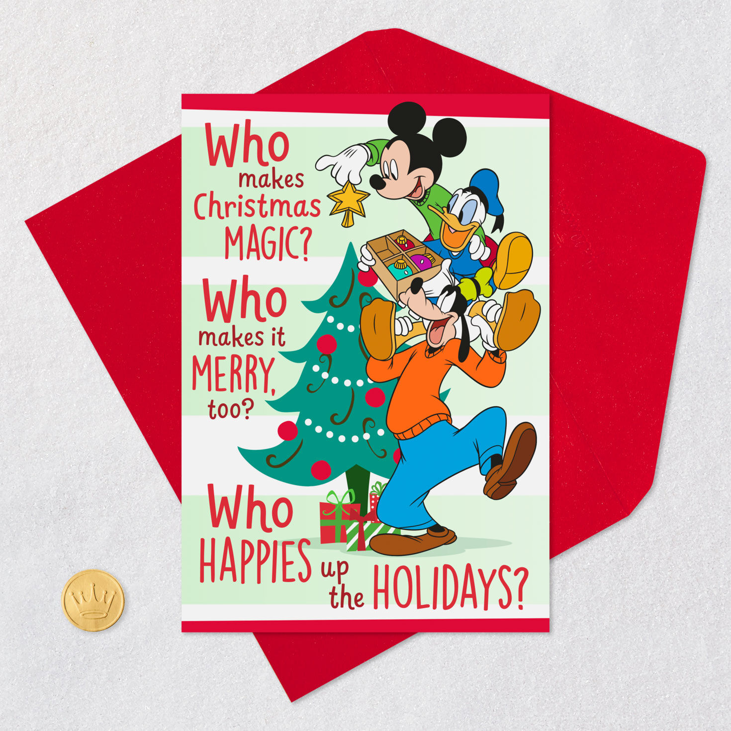 Disney Mickey Mouse and Friends A Kid Like You Christmas Card ...