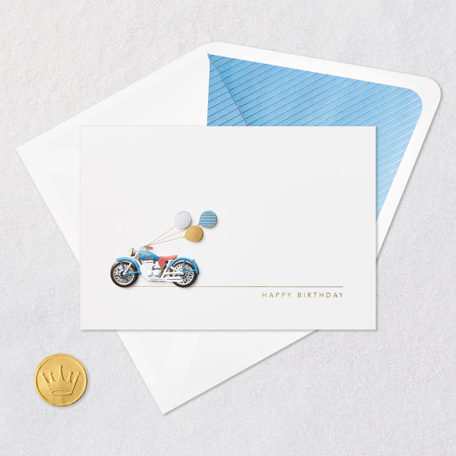 Gears to You Motorcycle Birthday Card - Greeting Cards | Hallmark