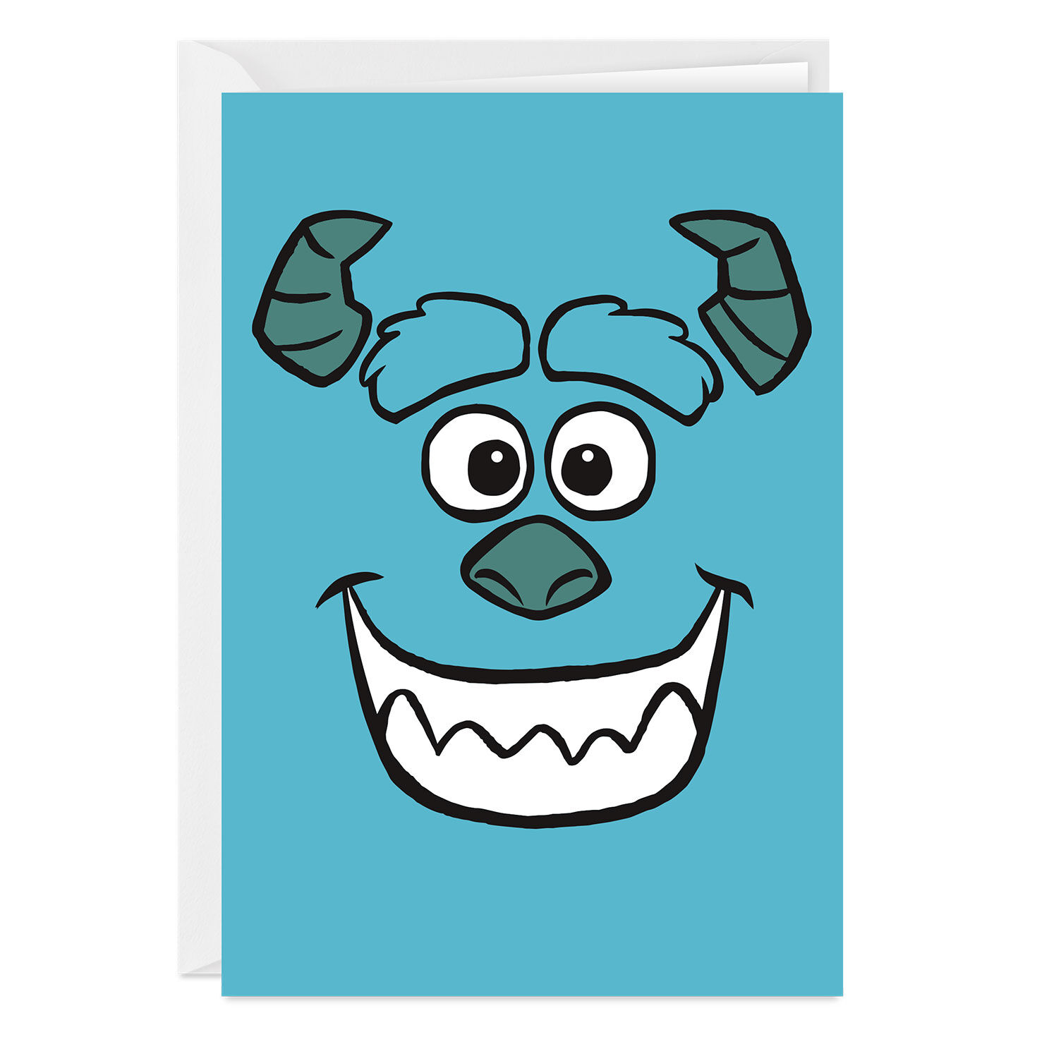 Disney/Pixar Monsters, Inc. Sulley Face Custom Card - Greeting Cards ...