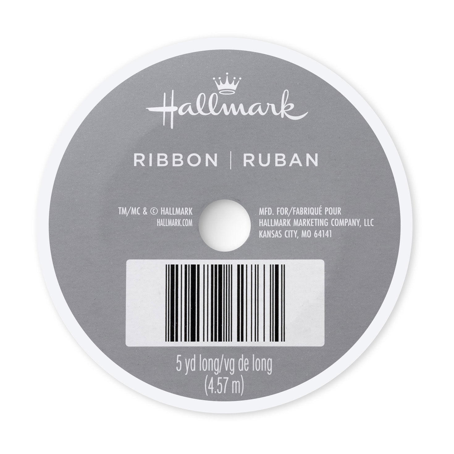 0.5" Red and White Striped Holiday Ribbon, 18' - Bows & Ribbons | Hallmark