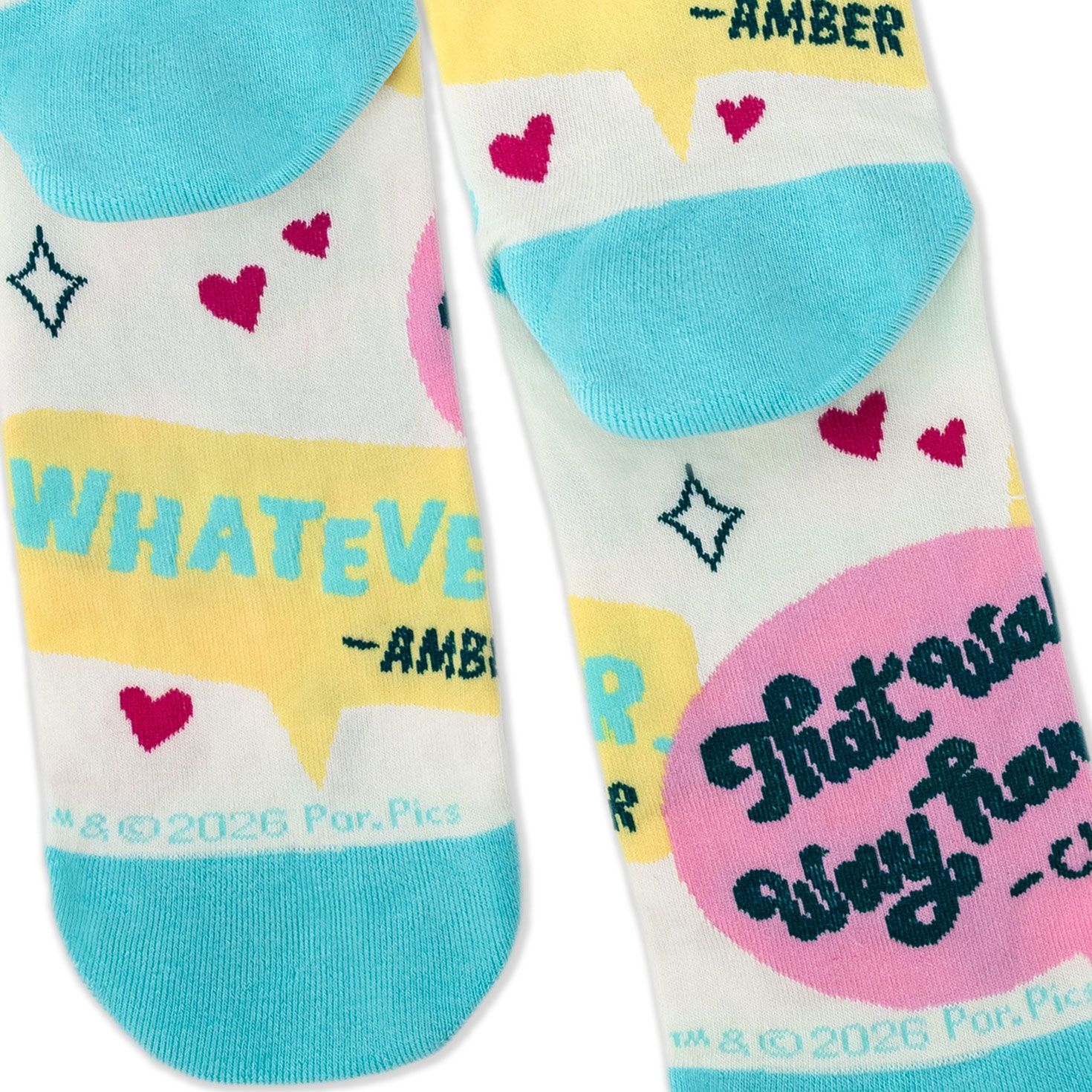 Clueless Cher and Amber Quotes Novelty Crew Socks - Socks & Slippers ...