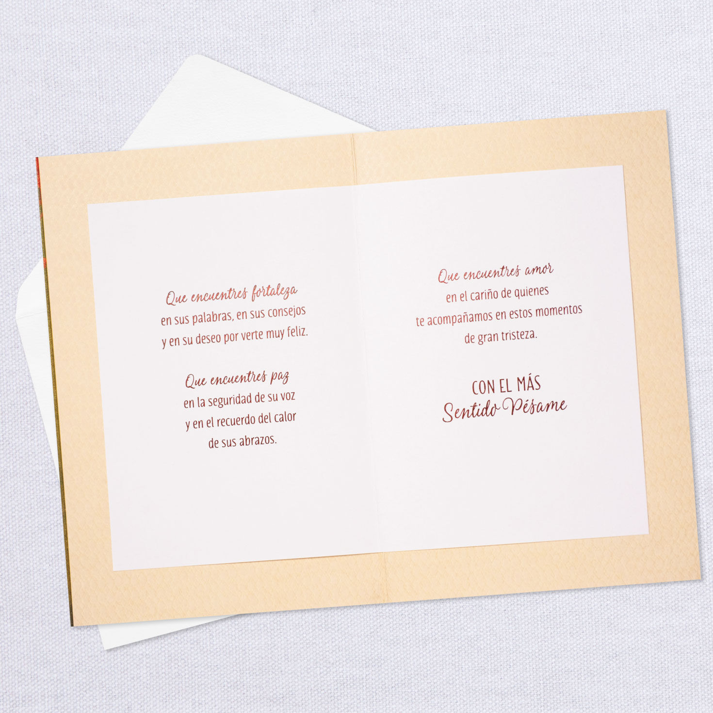 Comfort in Memories Spanish-Language Sympathy Card for Loss of Father ...