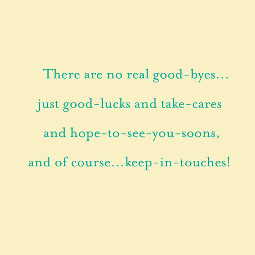 Goodbye Cards| Farewell Cards | Hallmark