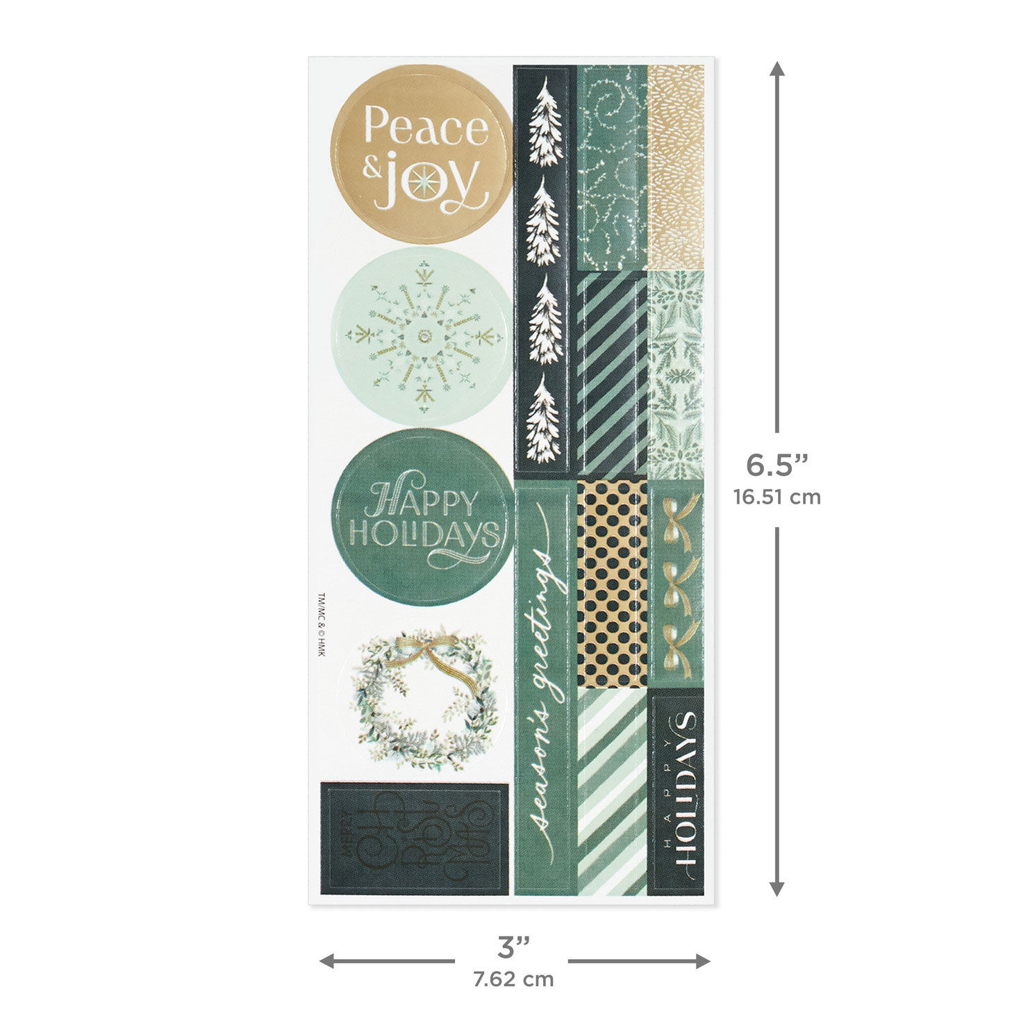 Gold Toile Holiday Tissue Paper With Stickers, 10 sheets - Tissue ...