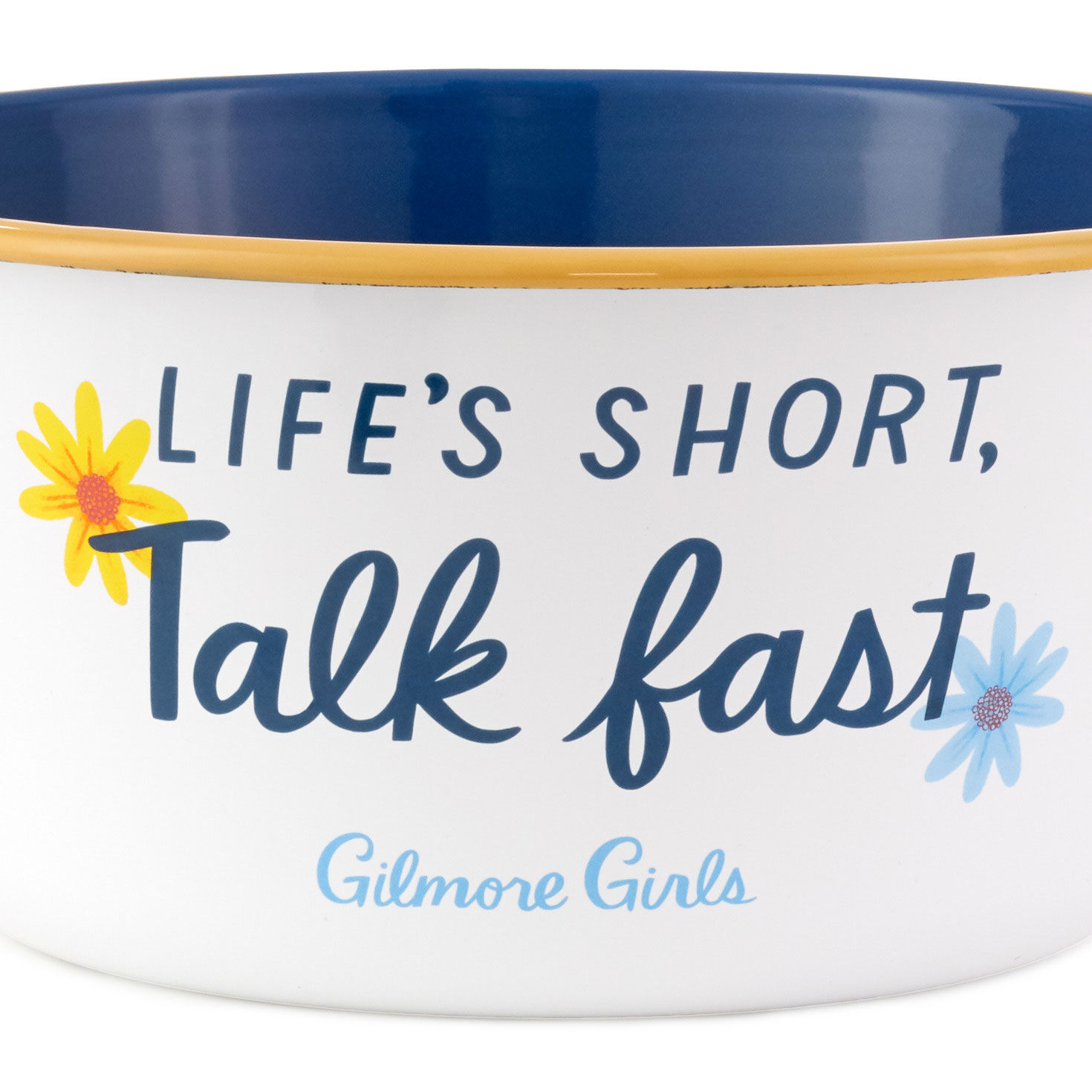Gilmore Girls Life's Short, Talk Fast Popcorn Bowl - Serveware | Hallmark