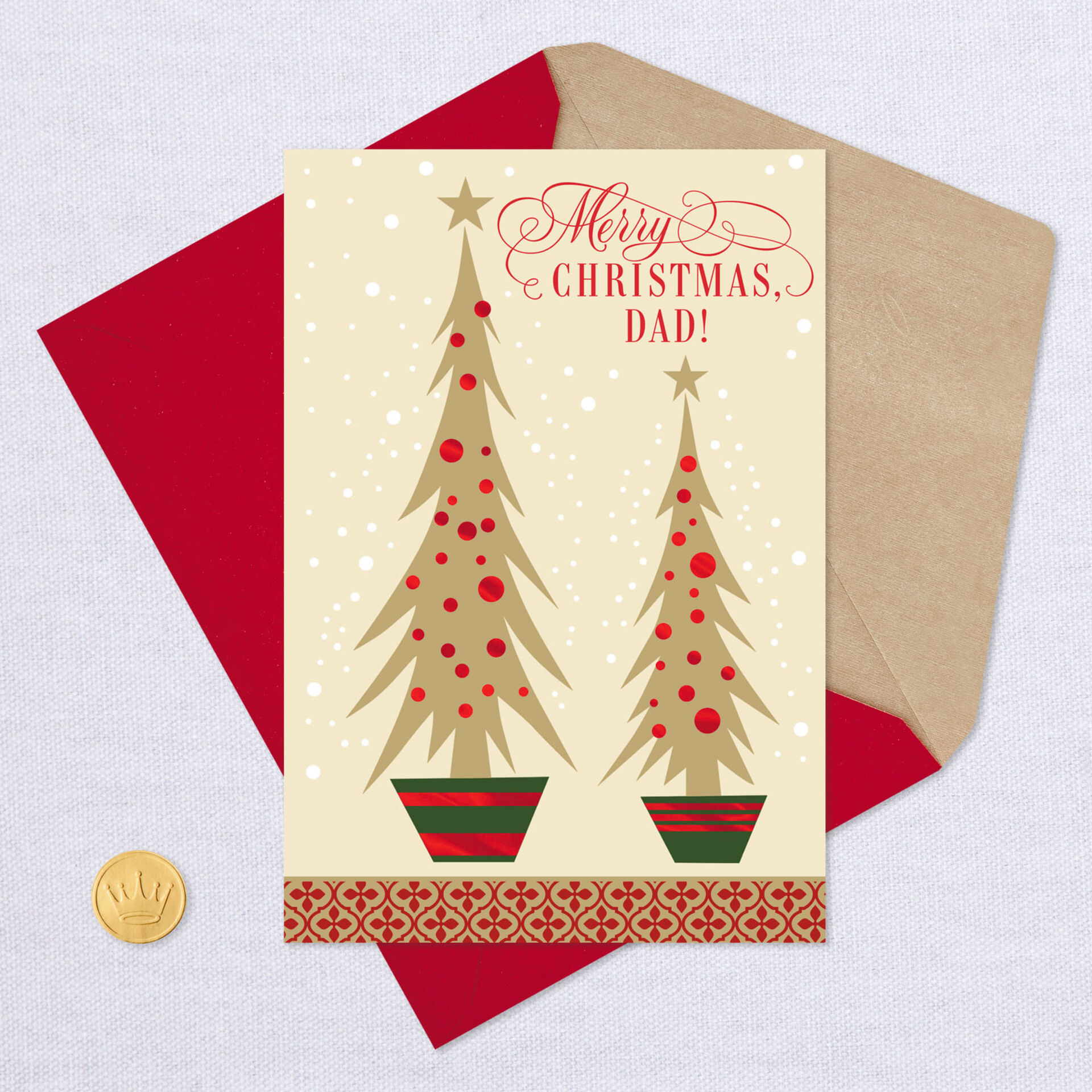 Loved and Admired Christmas Card for Dad - Greeting Cards - Hallmark