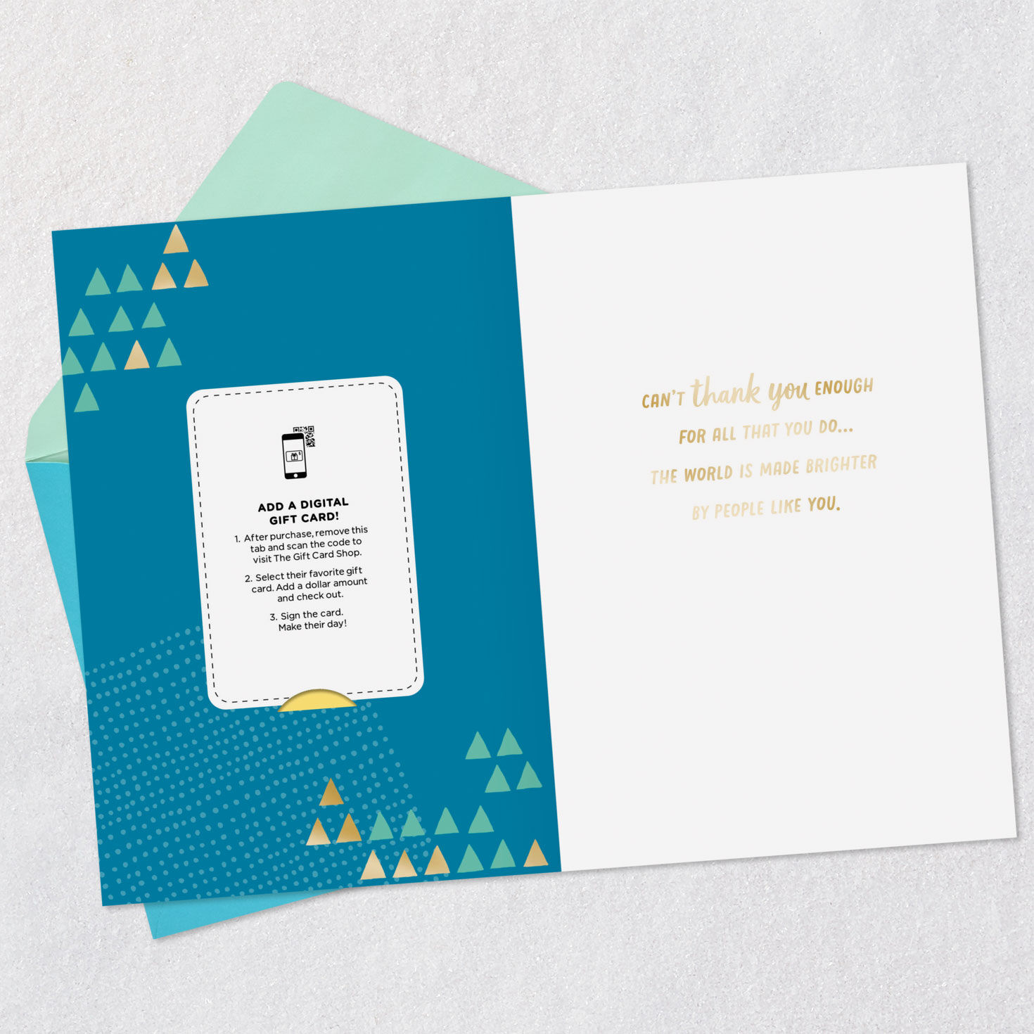 So Grateful for You Gift Card Greeting Thank-You Card - Greeting Cards ...