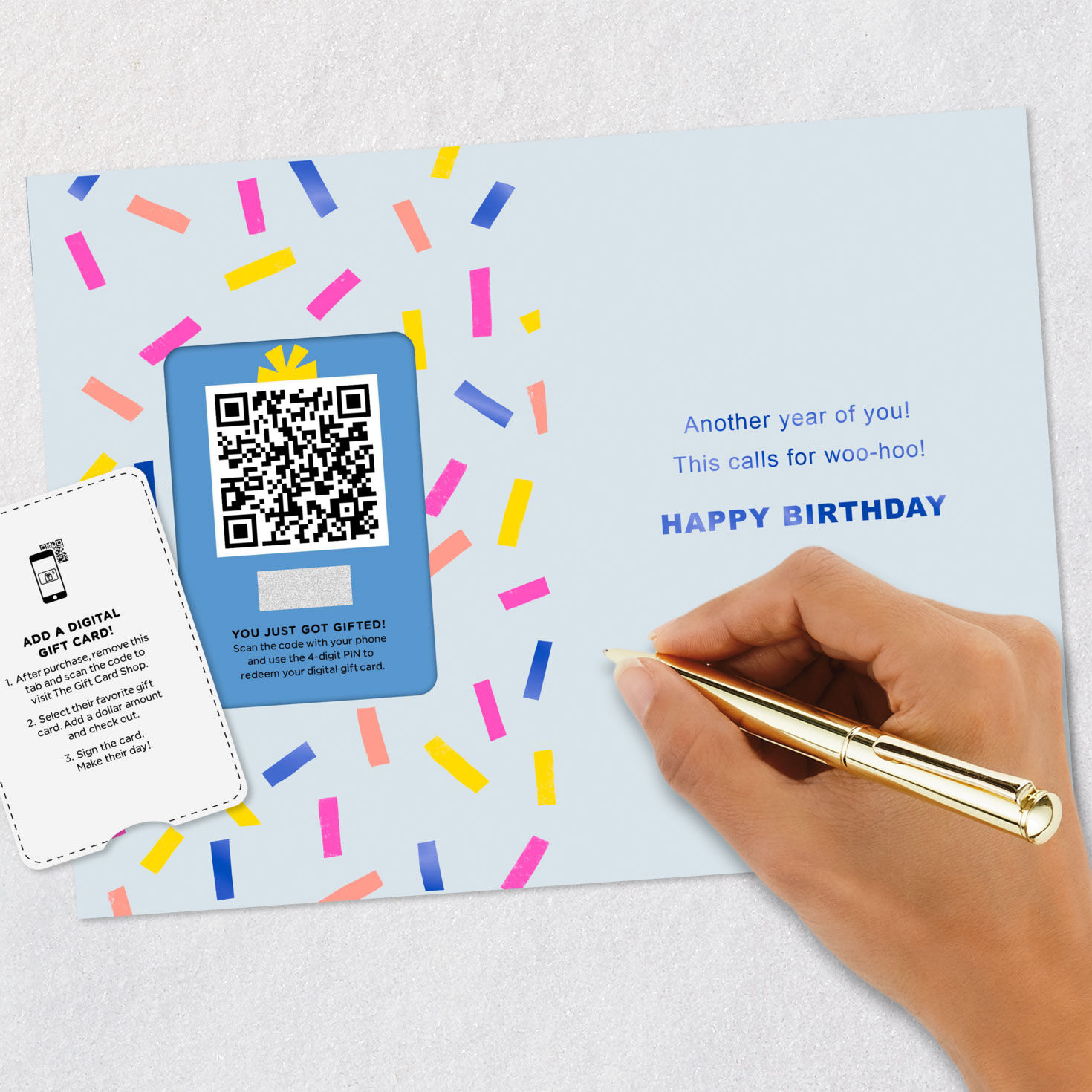 This Calls for Confetti Gift Card Greeting Birthday Card - Greeting ...