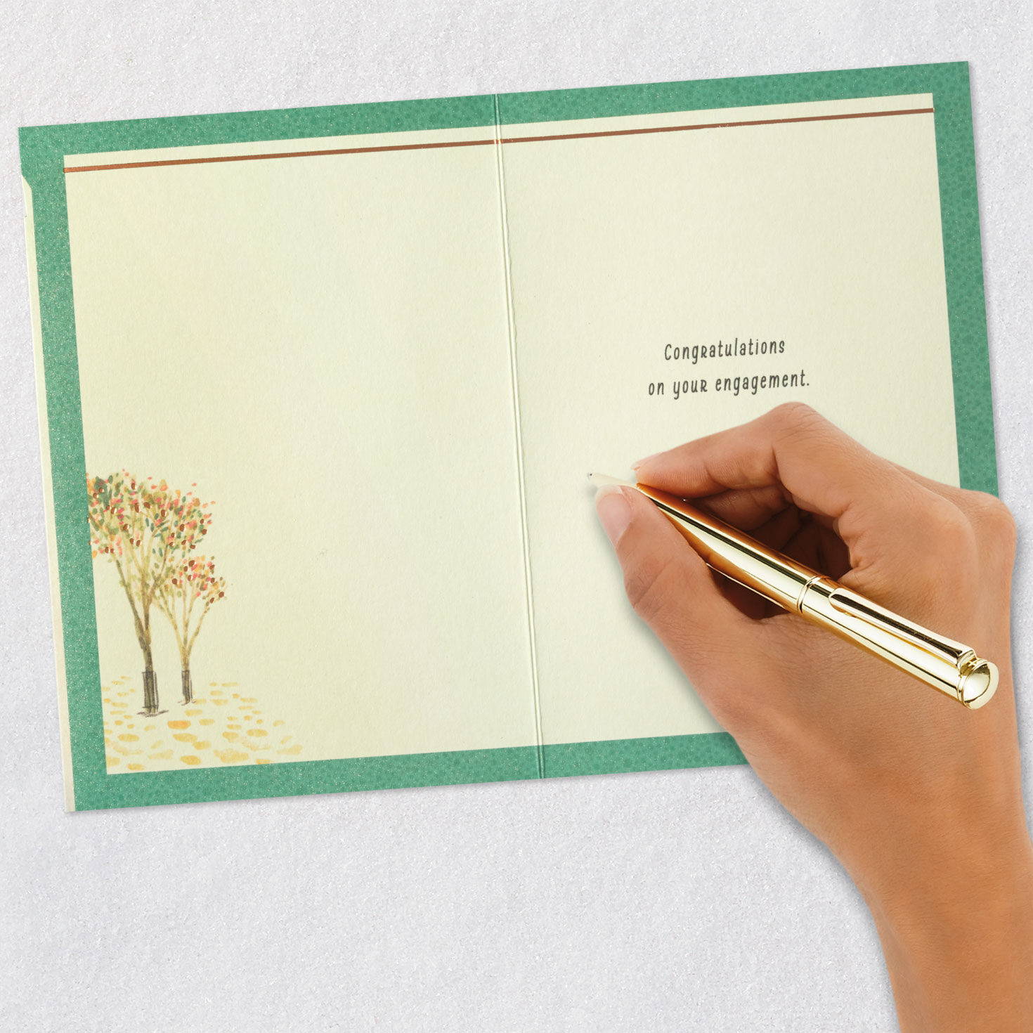 Walking Toward Forever Engagement Card - Greeting Cards | Hallmark