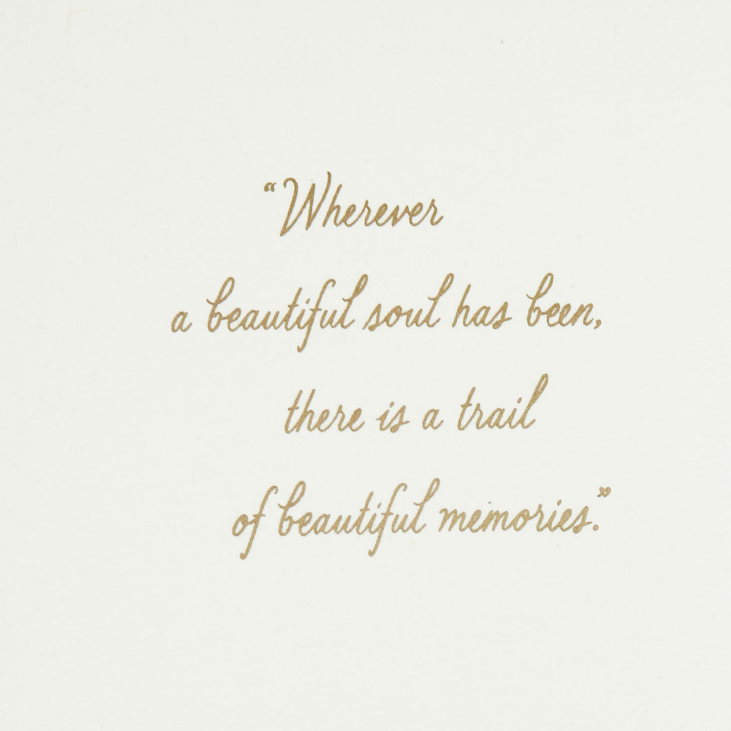 A Trail of Beautiful Memories Sympathy Card - Greeting Cards | Hallmark