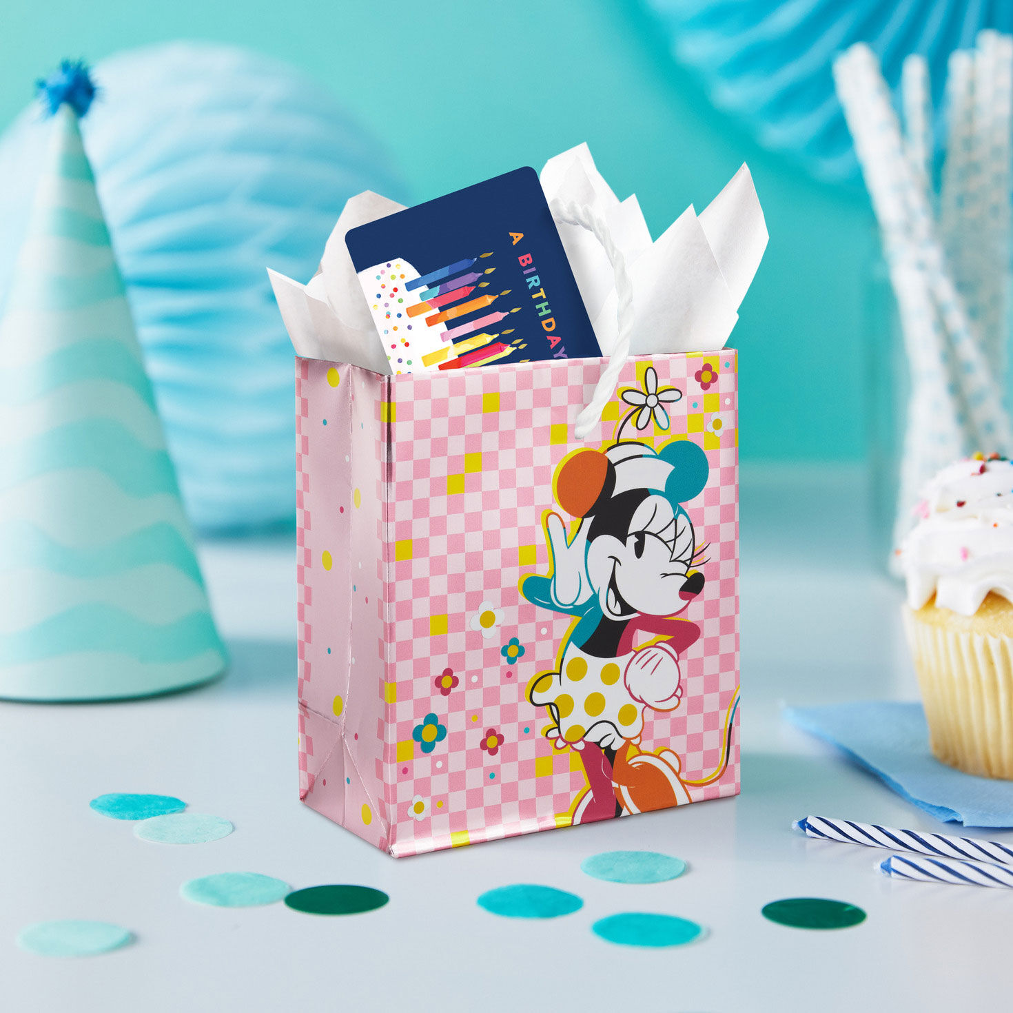 4.6" Disney Minnie Mouse on Pink Gift Card Holder Mini Bag - Gift Card ...